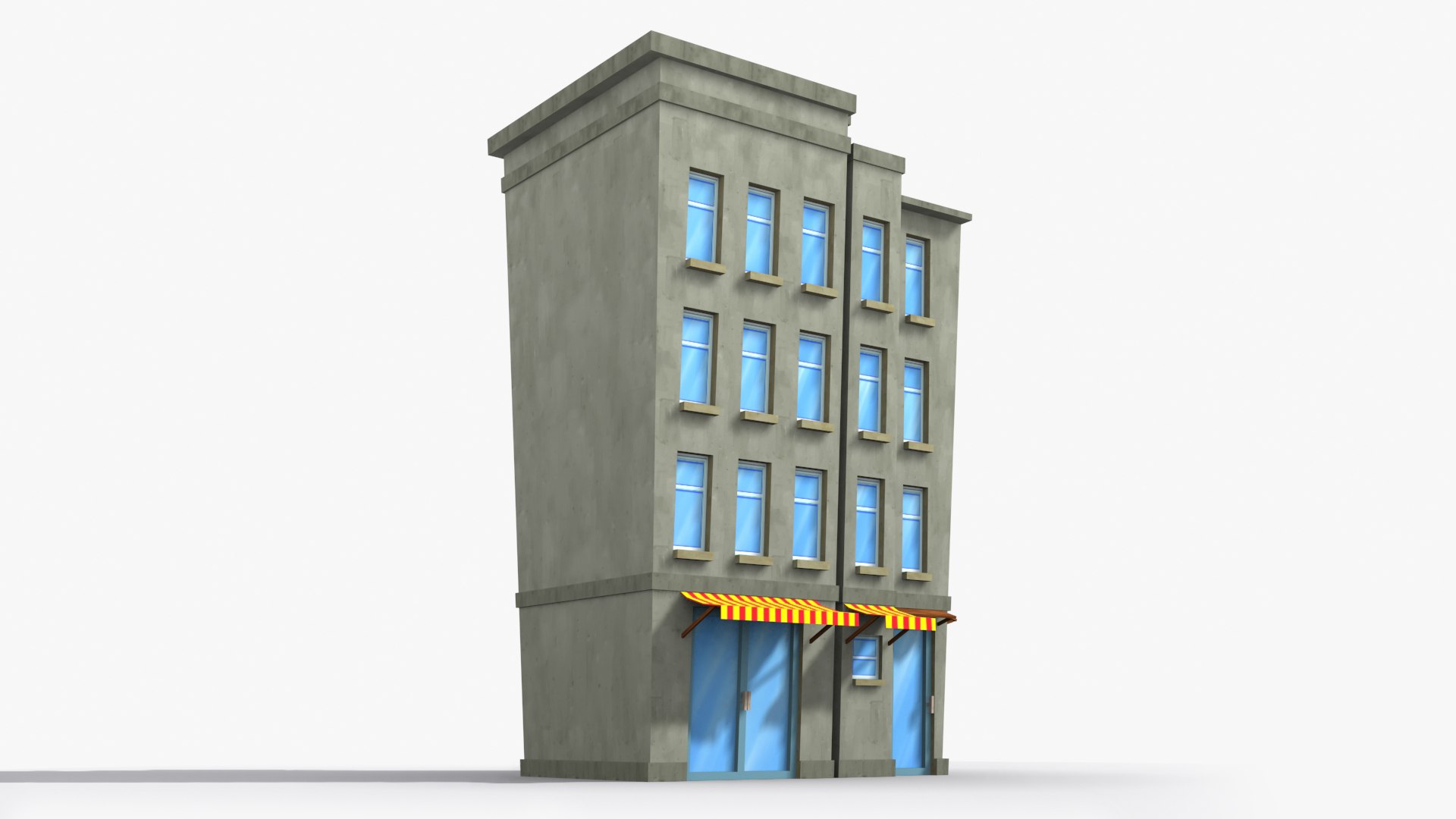 3D Cartoon Building x23 - TurboSquid 1833145