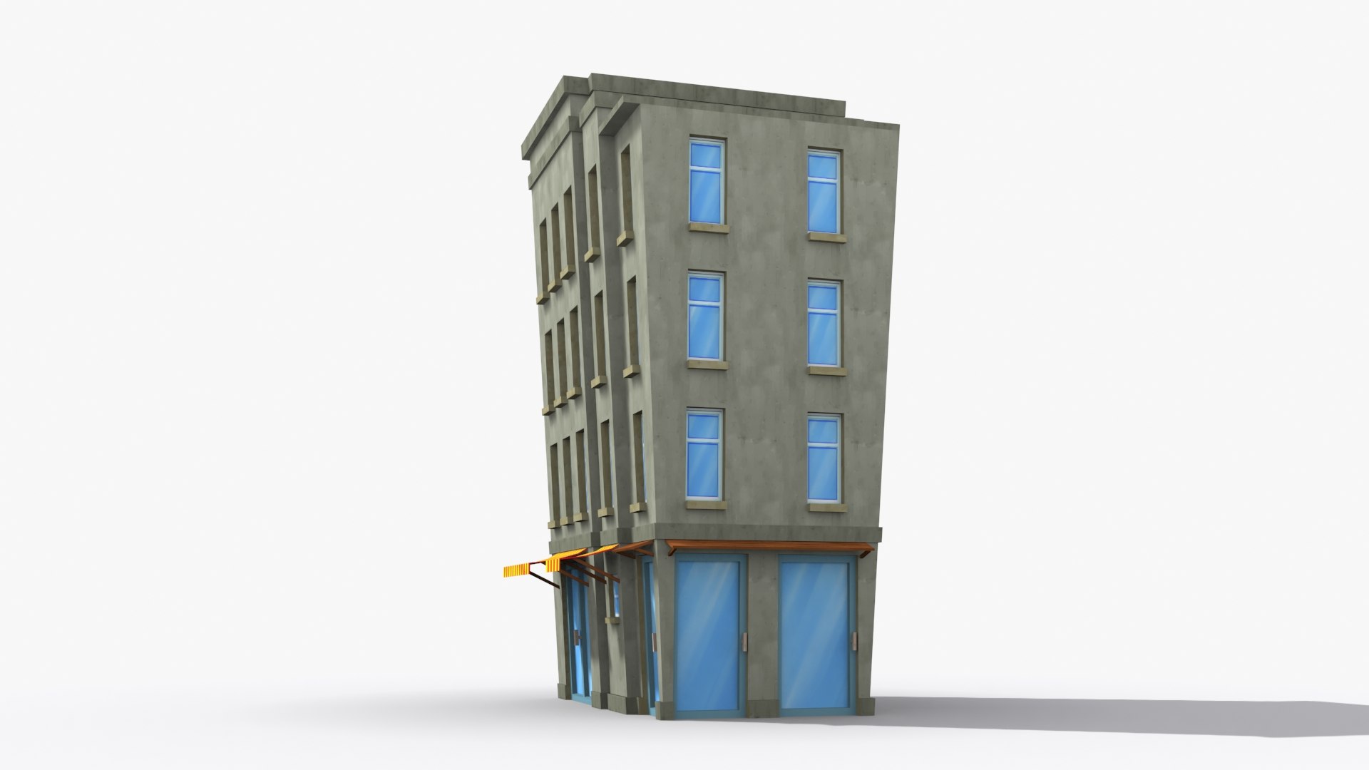 3D Cartoon Building x23 - TurboSquid 1833145