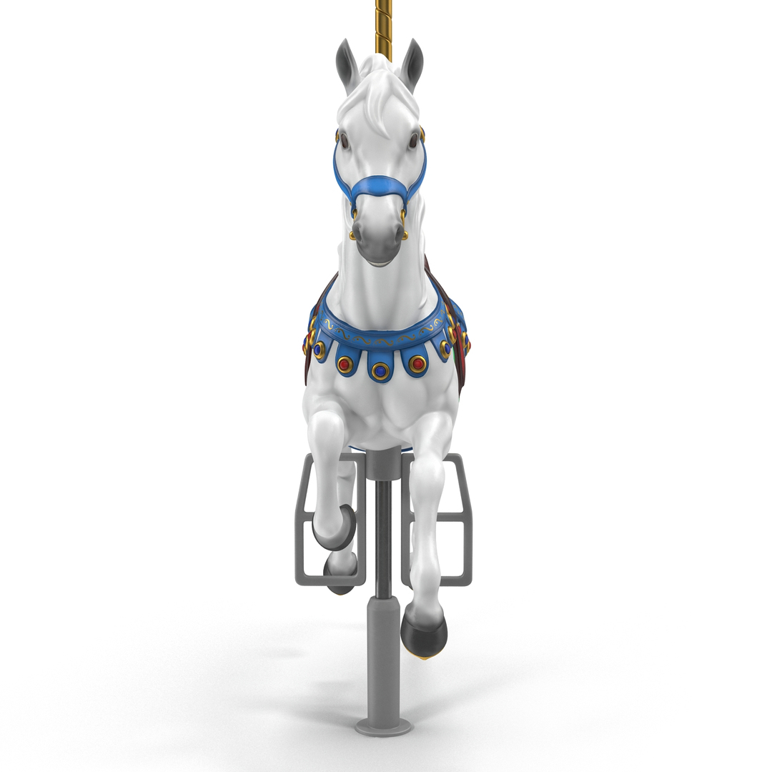 Carousel Horse V9 3D Model - TurboSquid 1182538