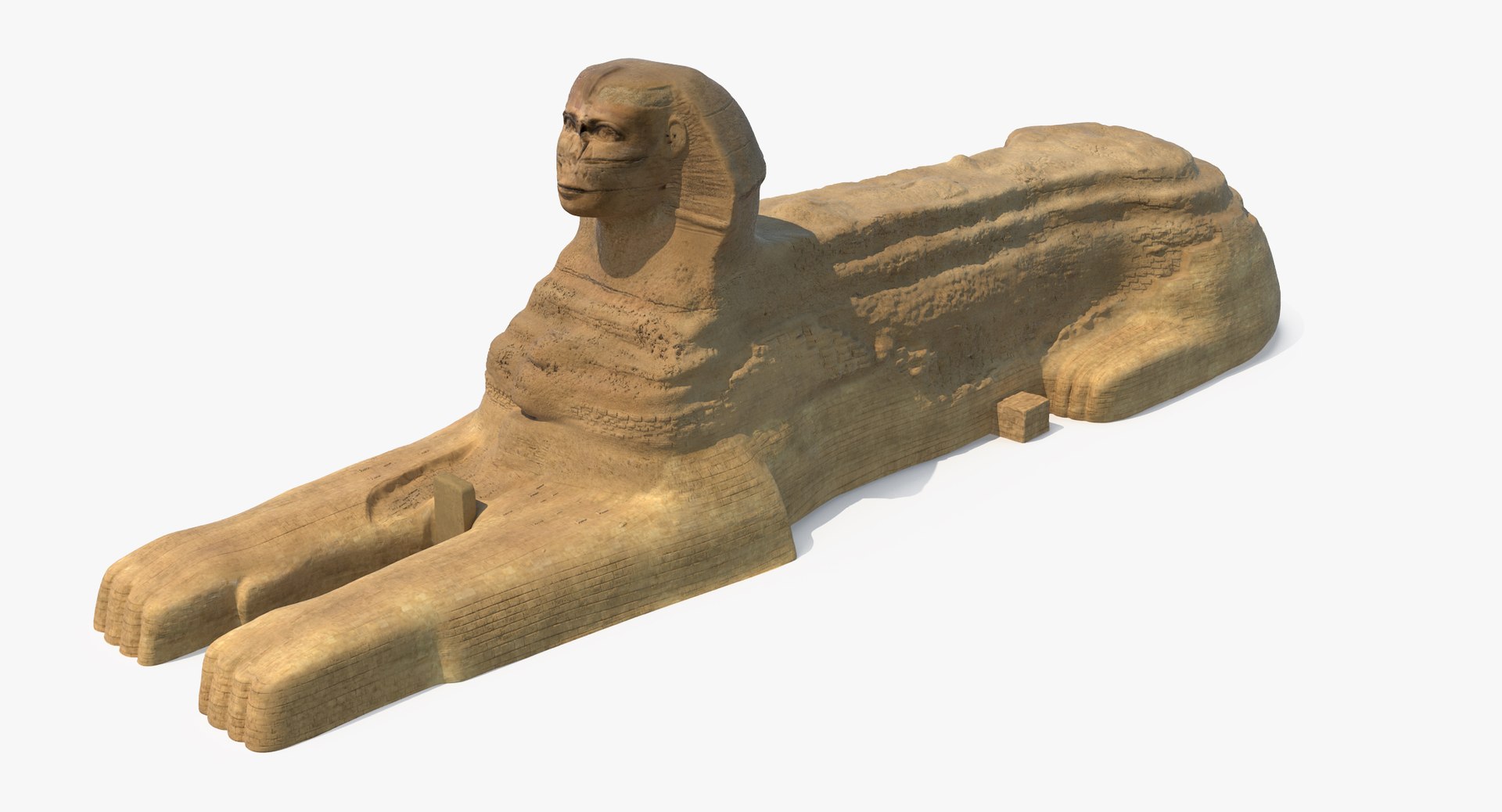 Great Sphinx Giza 3d Model