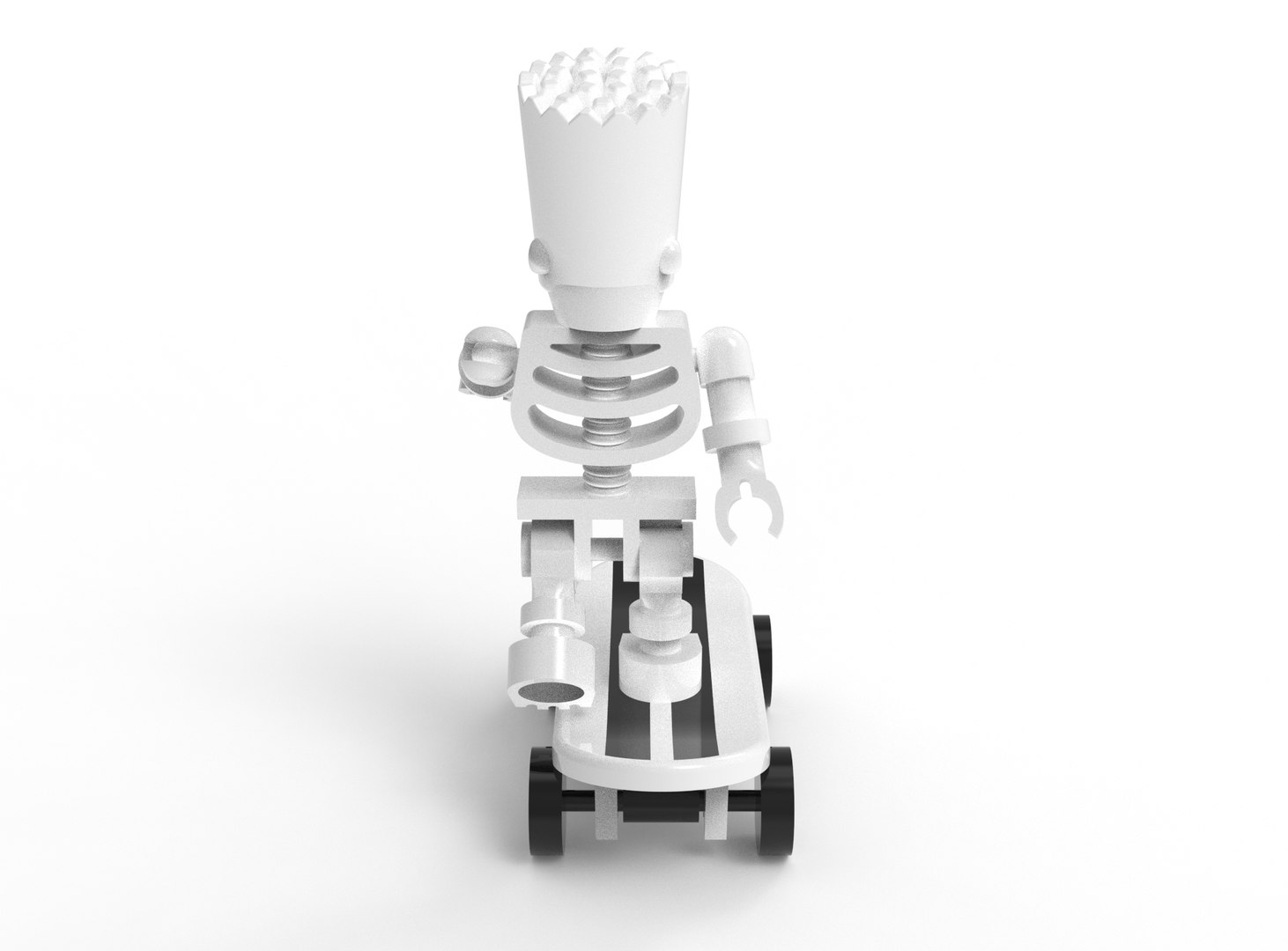 3D Model Lego Skeleton - Bart Simpsons - TurboSquid 2264617