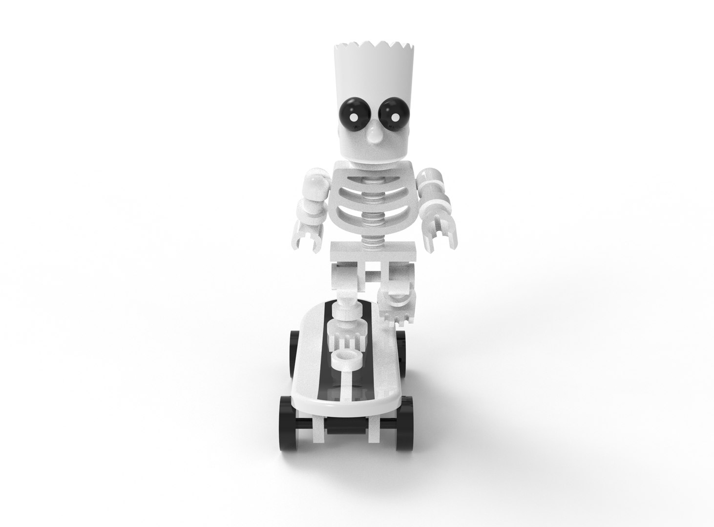 3D Model Lego Skeleton - Bart Simpsons - TurboSquid 2264617