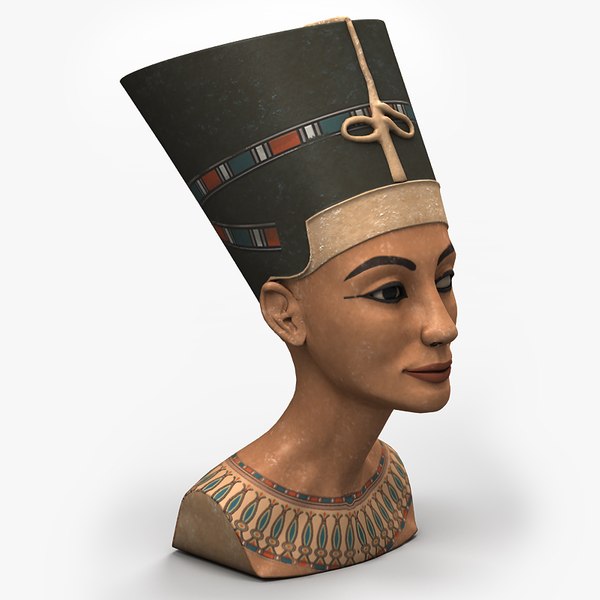 3d nefertiti bust model