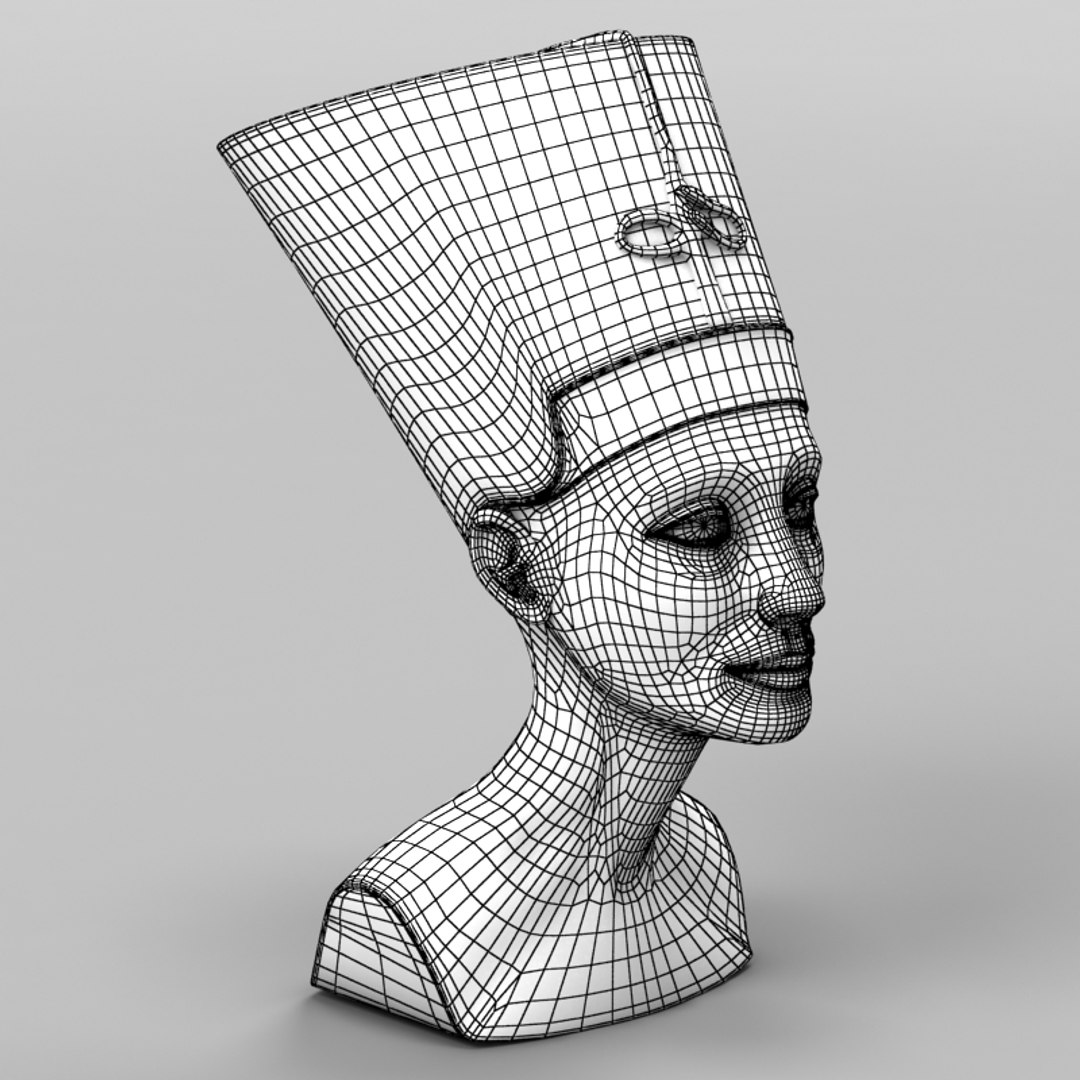 3d Nefertiti Bust Model