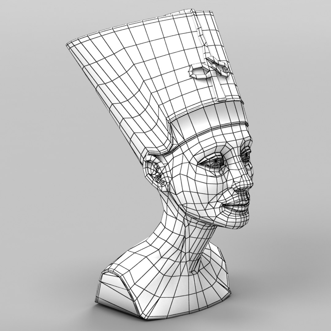 3d Nefertiti Bust Model