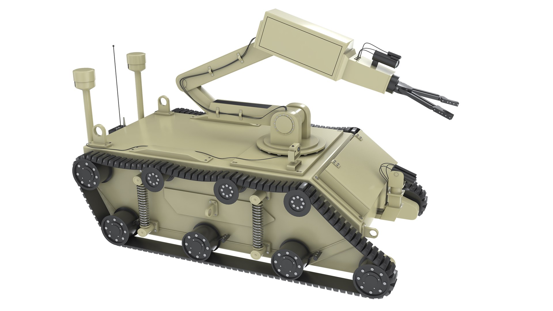 3D Tank And Bomb Squad Robot Model - TurboSquid 2211957