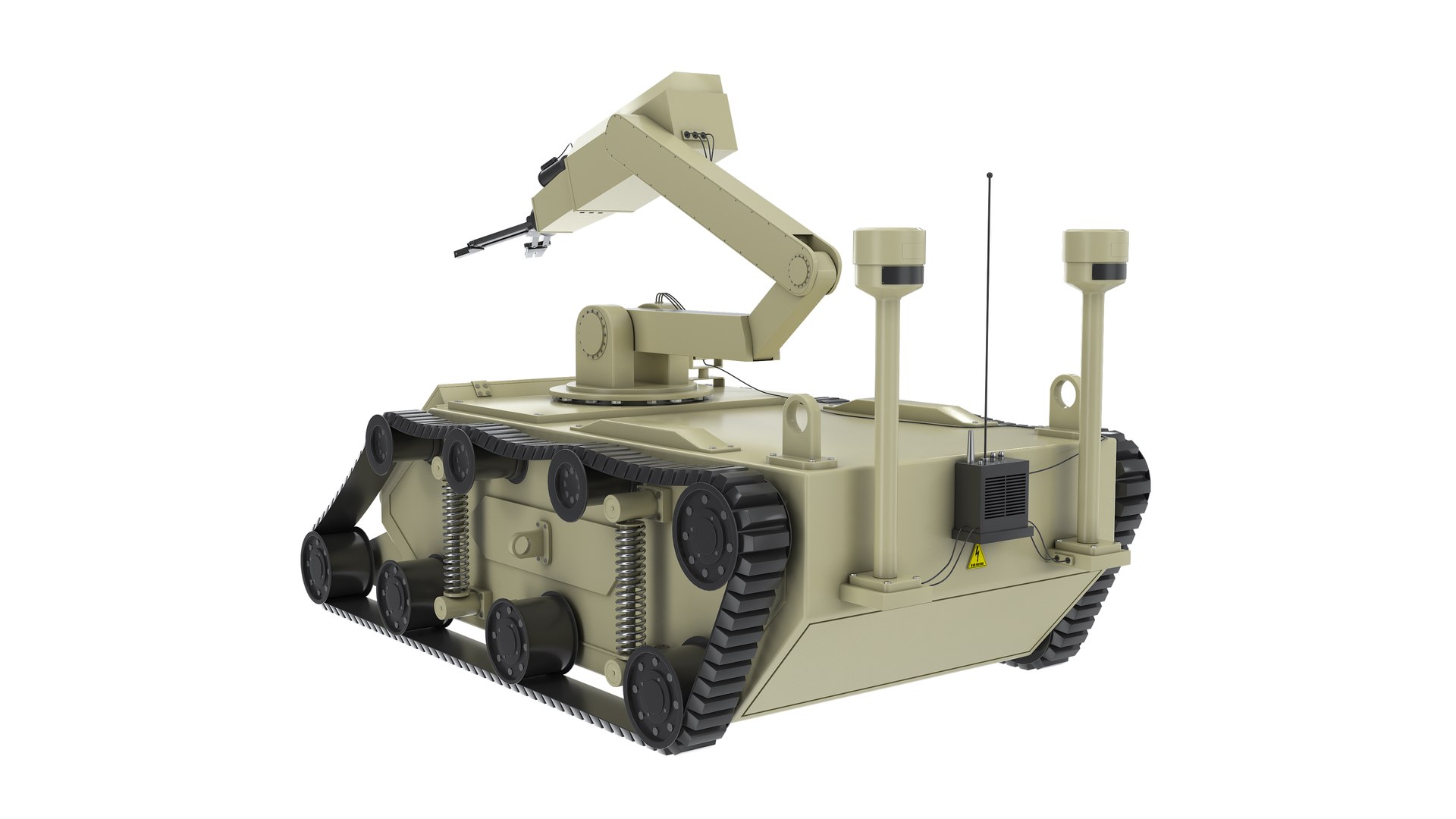 3D Tank And Bomb Squad Robot Model - TurboSquid 2211957