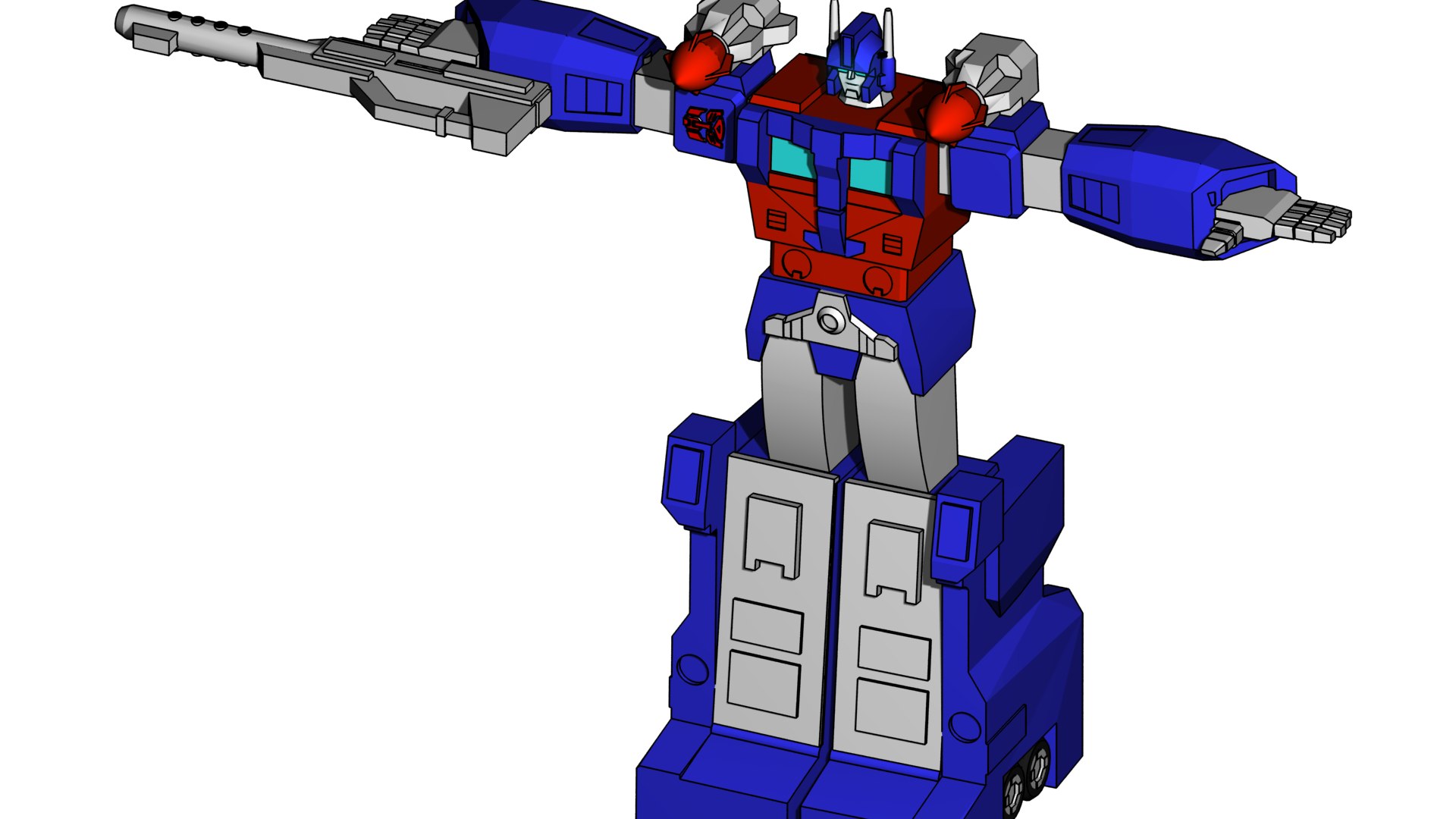 3d Model Ultra Magnus G1