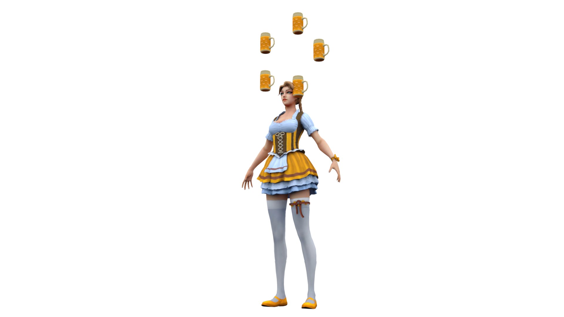 3D Model Lovely Oktoberfest - TurboSquid 2161800