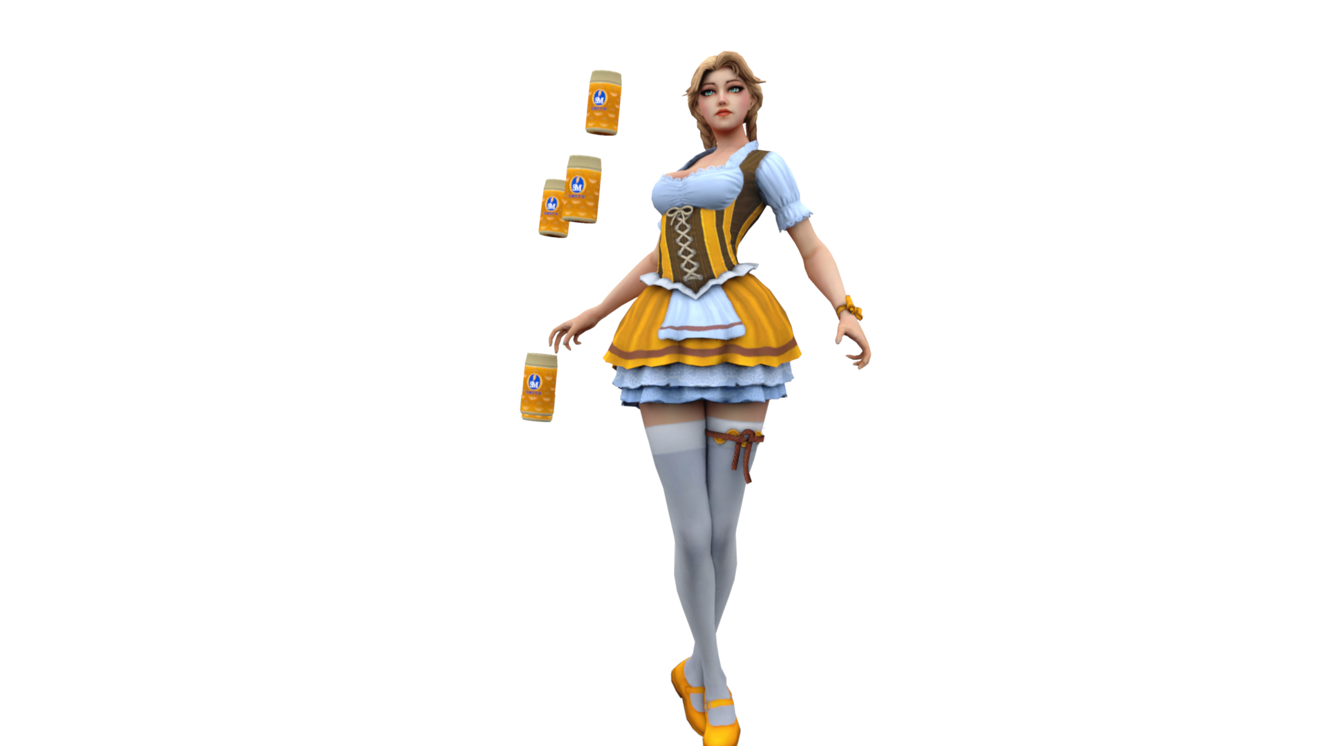 3D Model Lovely Oktoberfest - TurboSquid 2161800