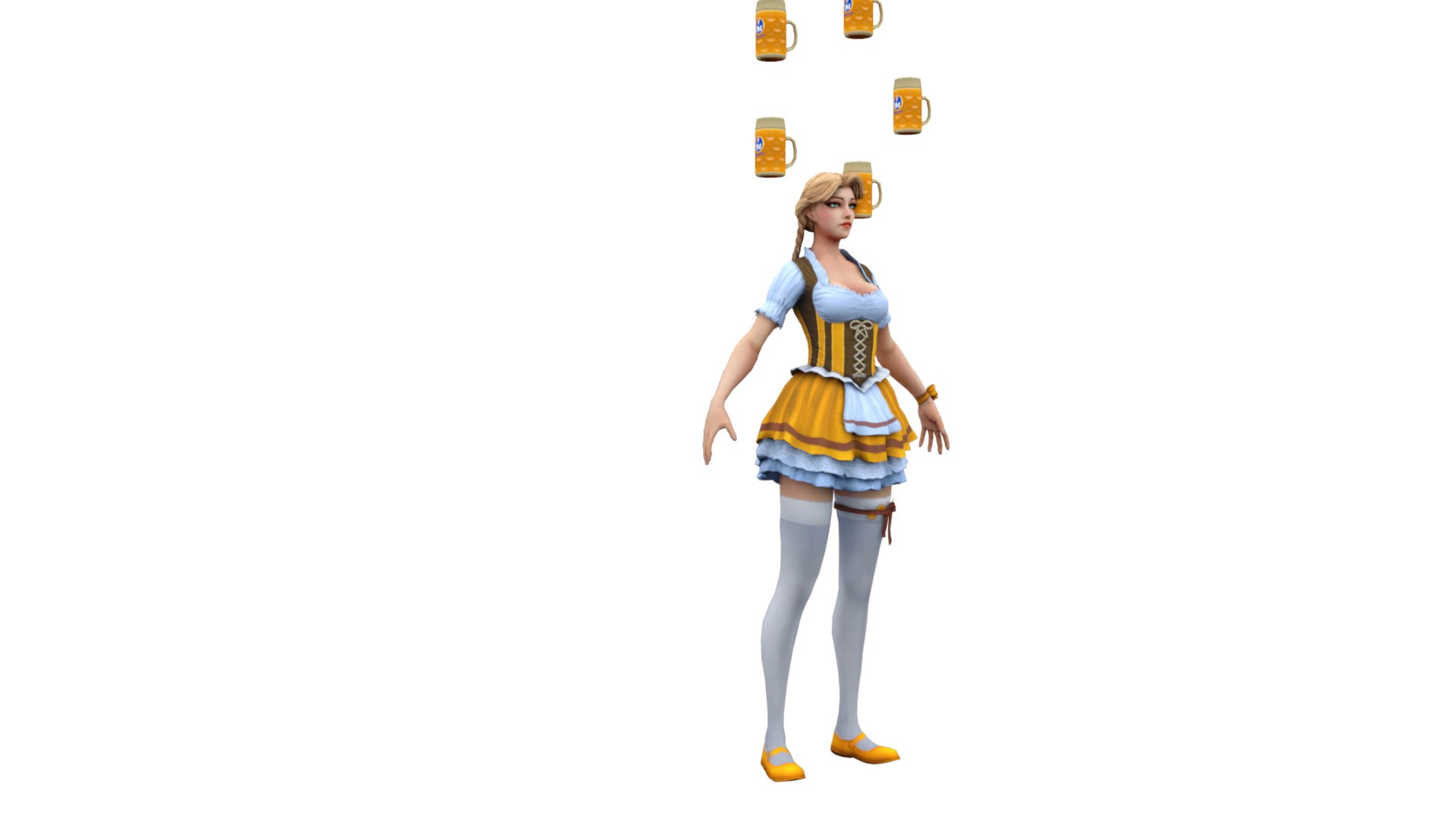 3D Model Lovely Oktoberfest - TurboSquid 2161800
