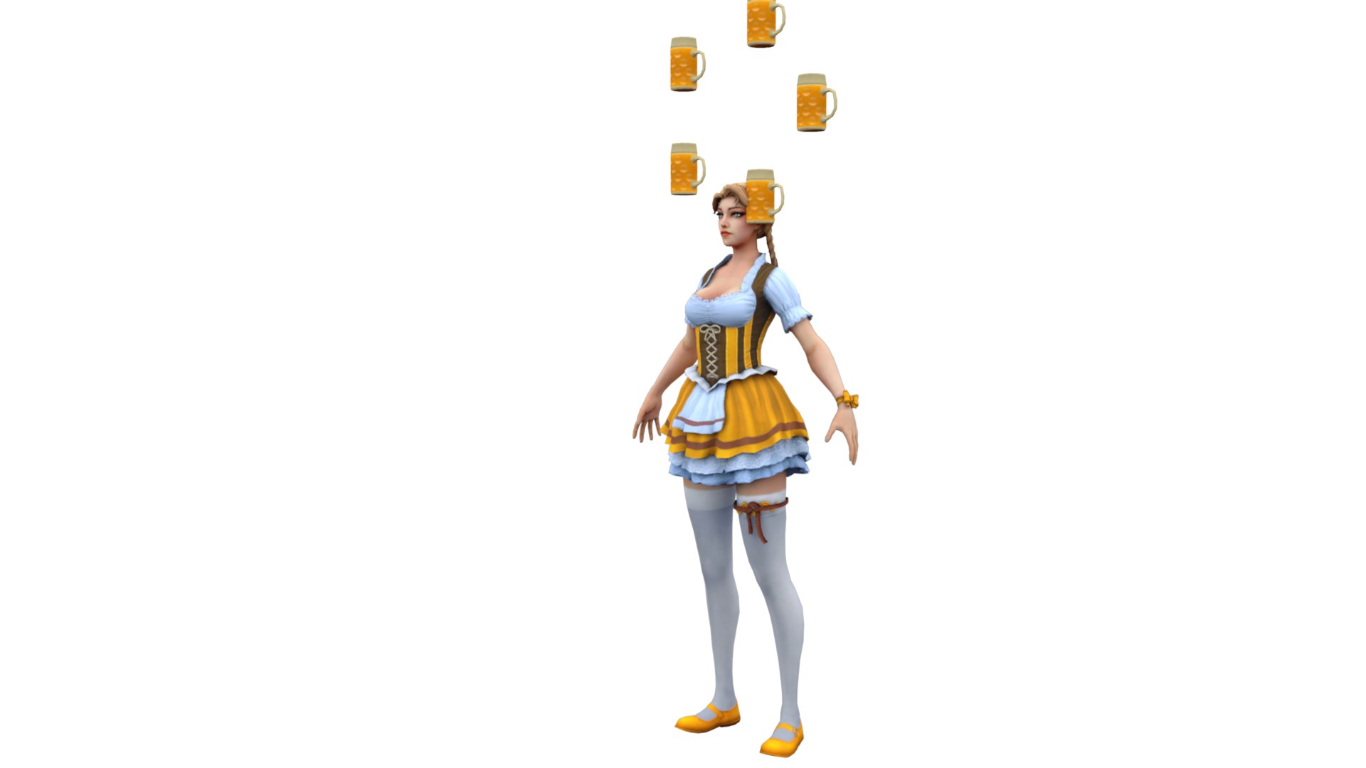 3D Model Lovely Oktoberfest - TurboSquid 2161800