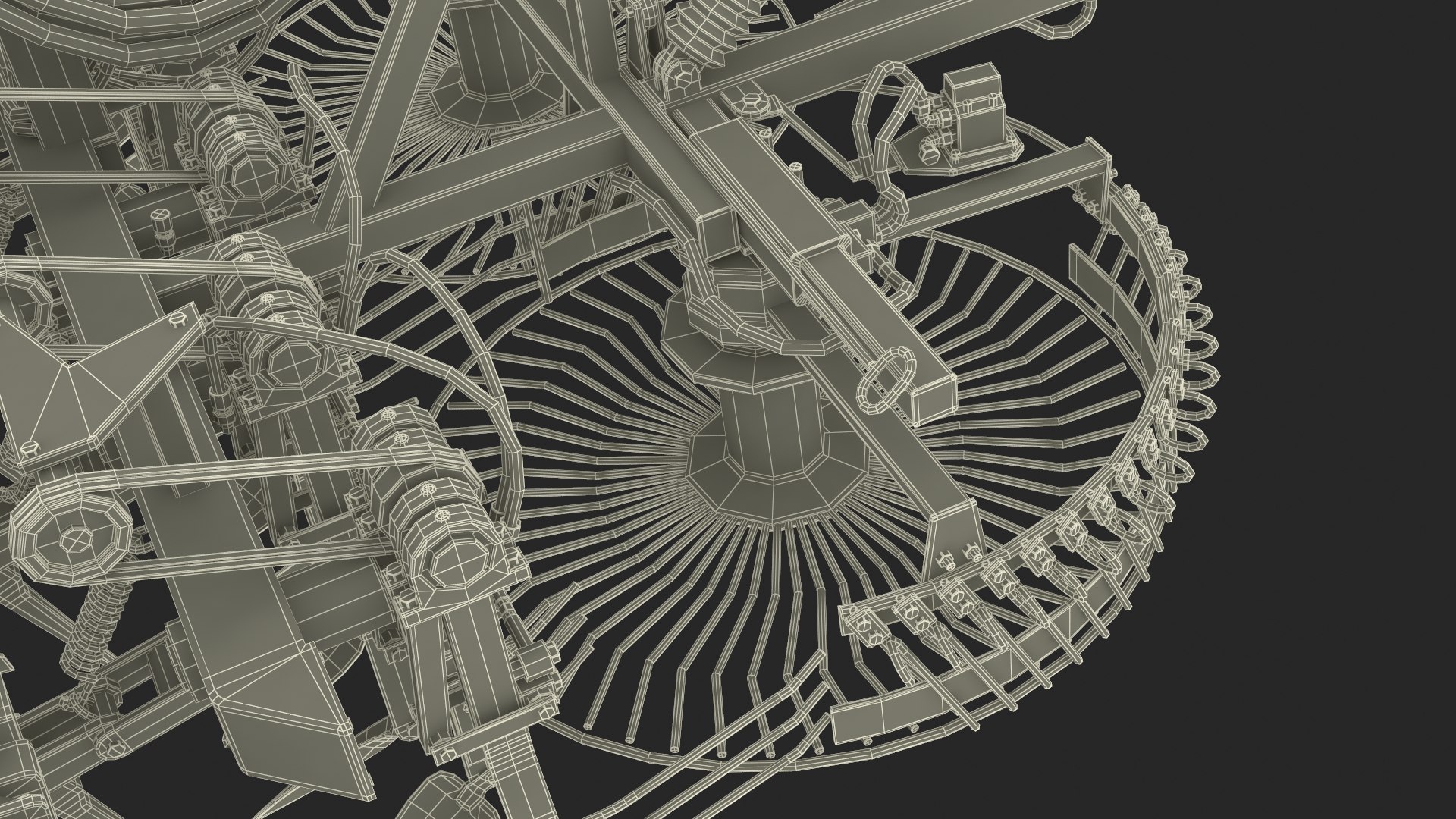 Farm Beet Harvester Tool Yellow Rigged Model - TurboSquid 2302716