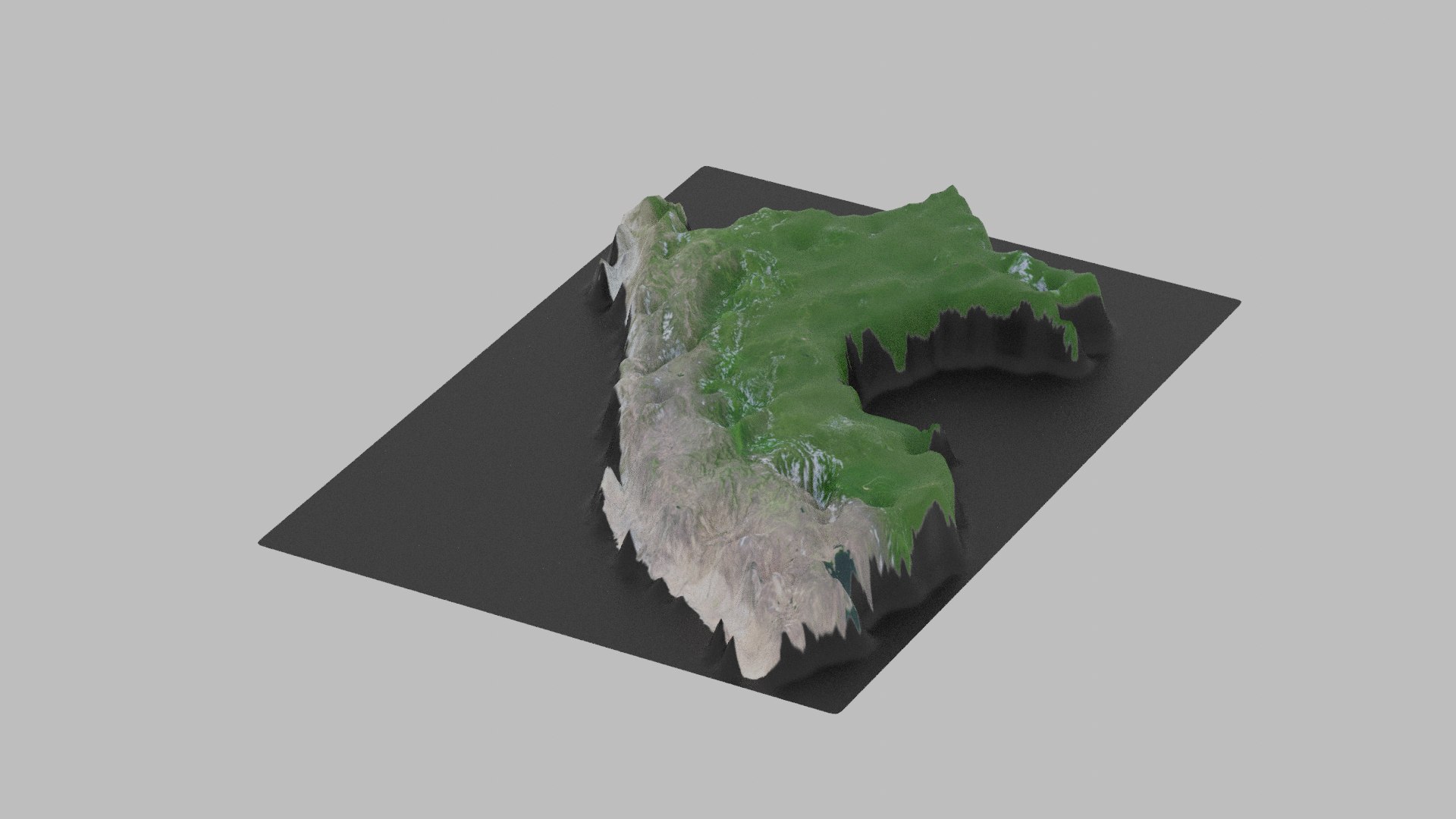3D Peru Map Country - TurboSquid 2076307