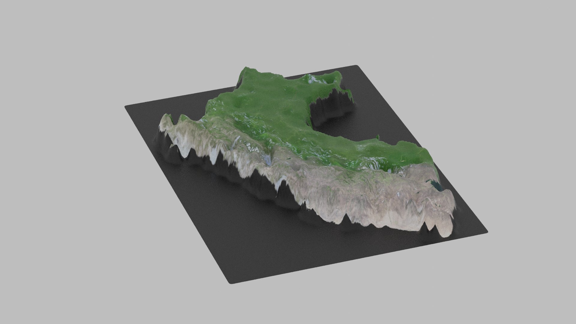 3D Peru Map Country - TurboSquid 2076307