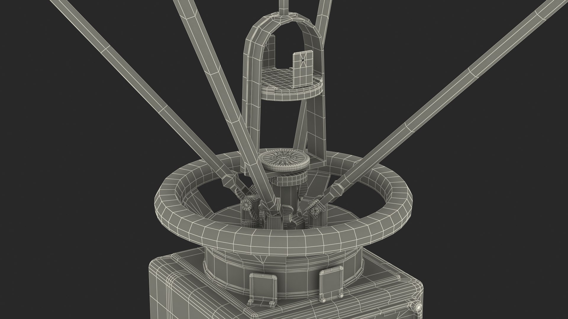 Radio direction finder antenna 3D model - TurboSquid 1684445