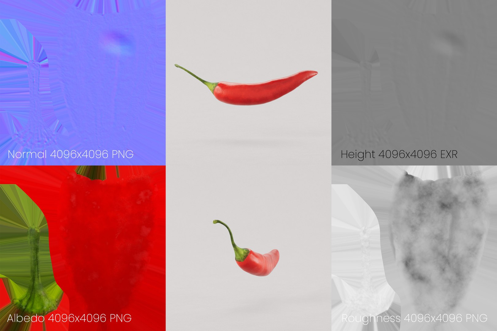 Red Pepper 3D Model - TurboSquid 2318222