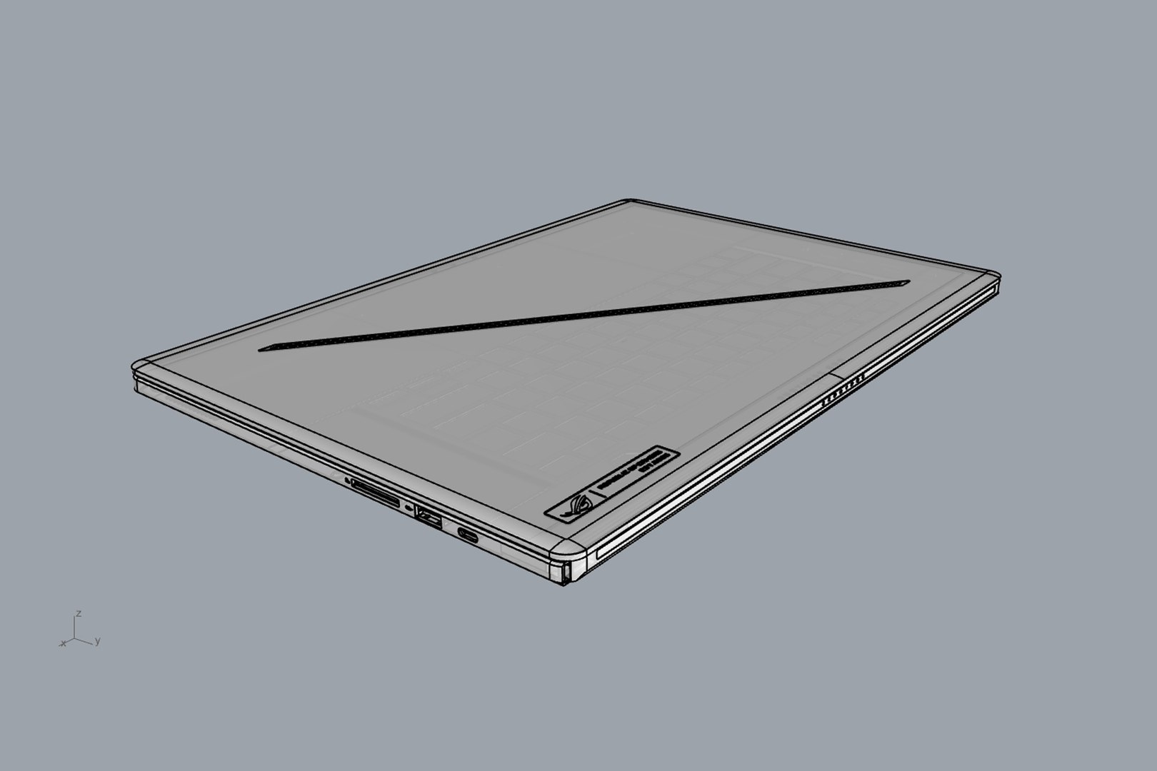 3D Model ASUS ROG Zephyrus G16 2024 GA605 - TurboSquid 2242713