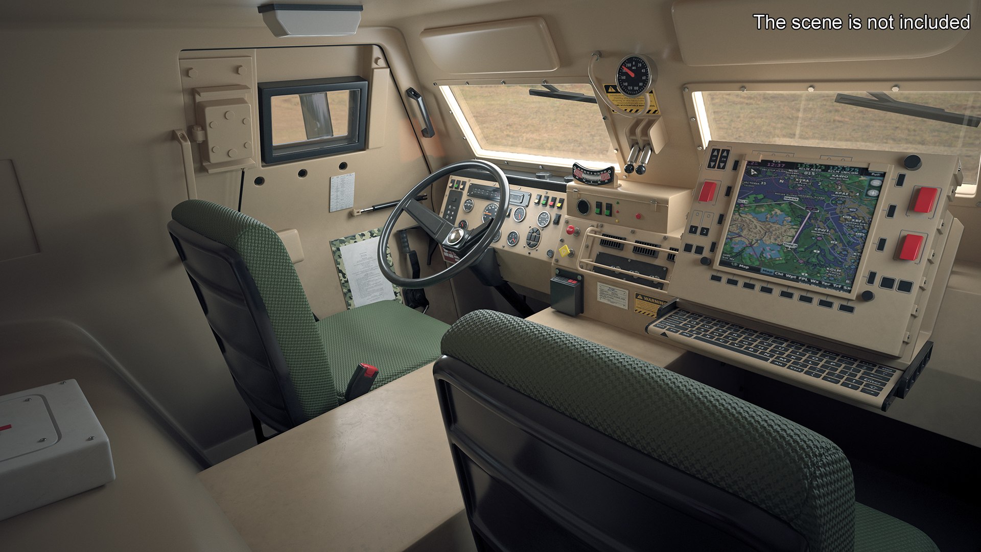 Military Mobile Command Truck Desert Tan 3D Model - TurboSquid 2389512