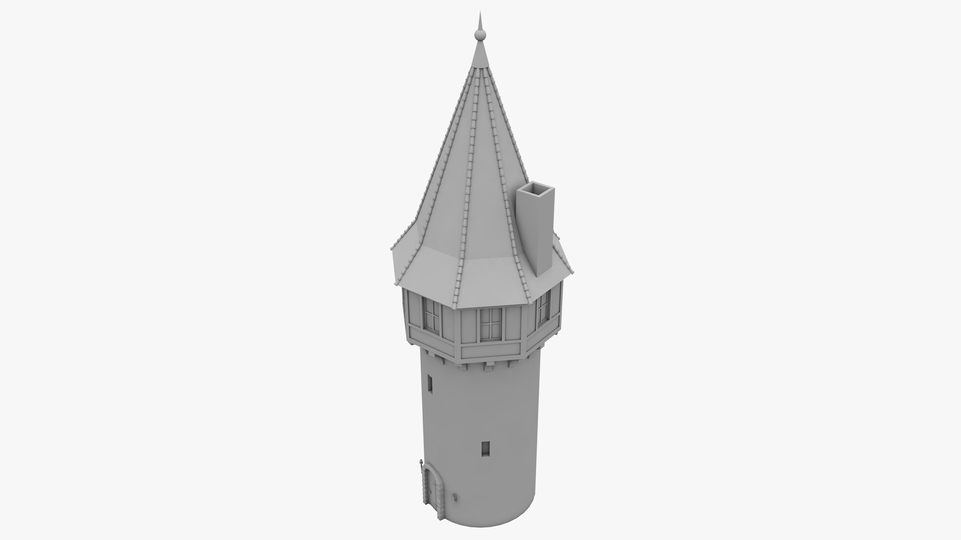 3D Medieval Watchtower - TurboSquid 1928727
