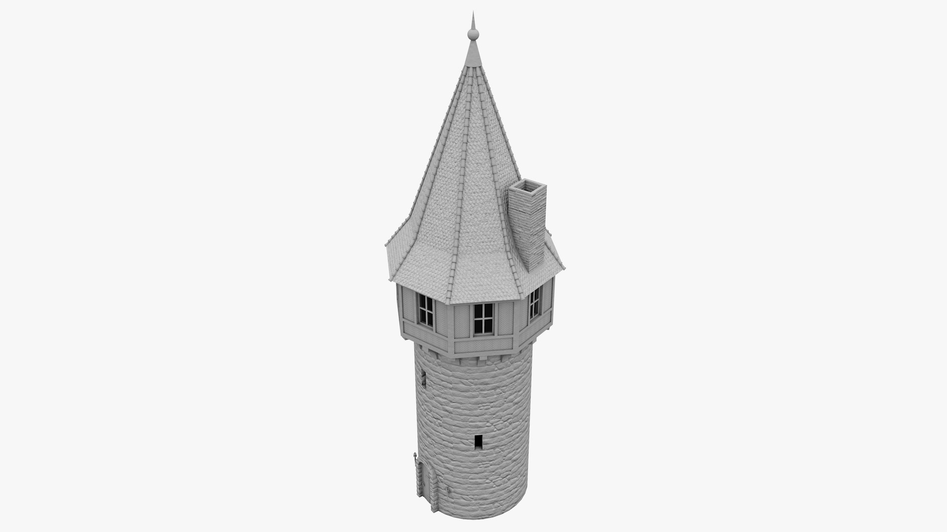 3D Medieval Watchtower - TurboSquid 1928727