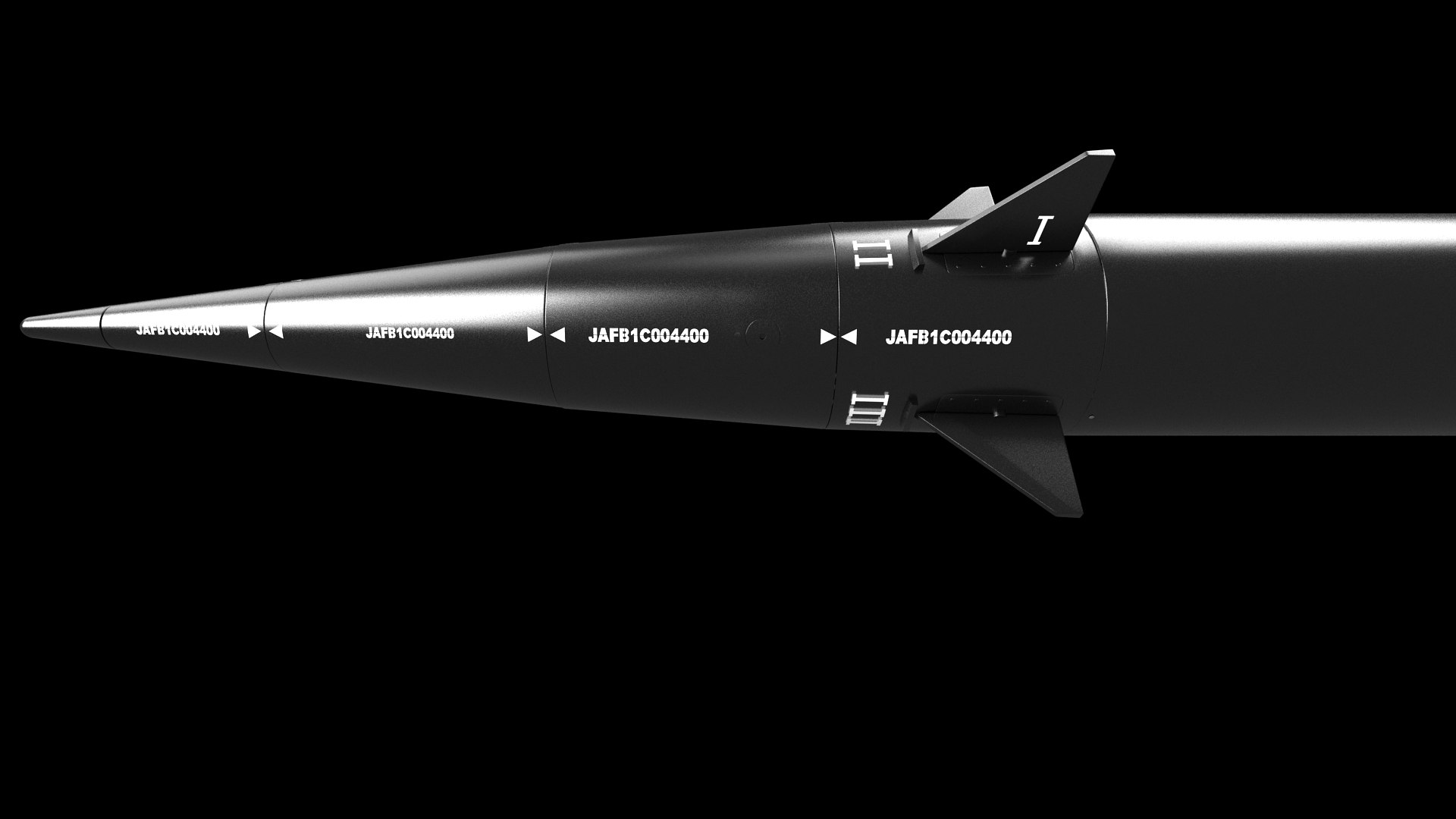 3D Iran Fattah Hypersonic Missile Model - TurboSquid 2292945