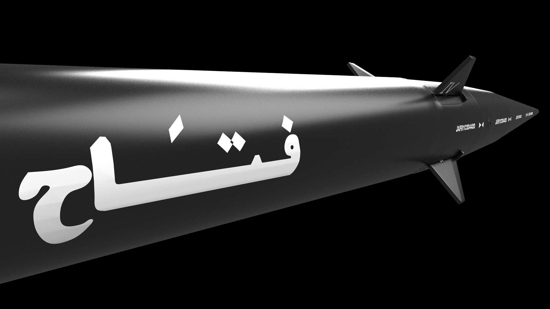 3D Iran Fattah Hypersonic Missile Model - TurboSquid 2292945