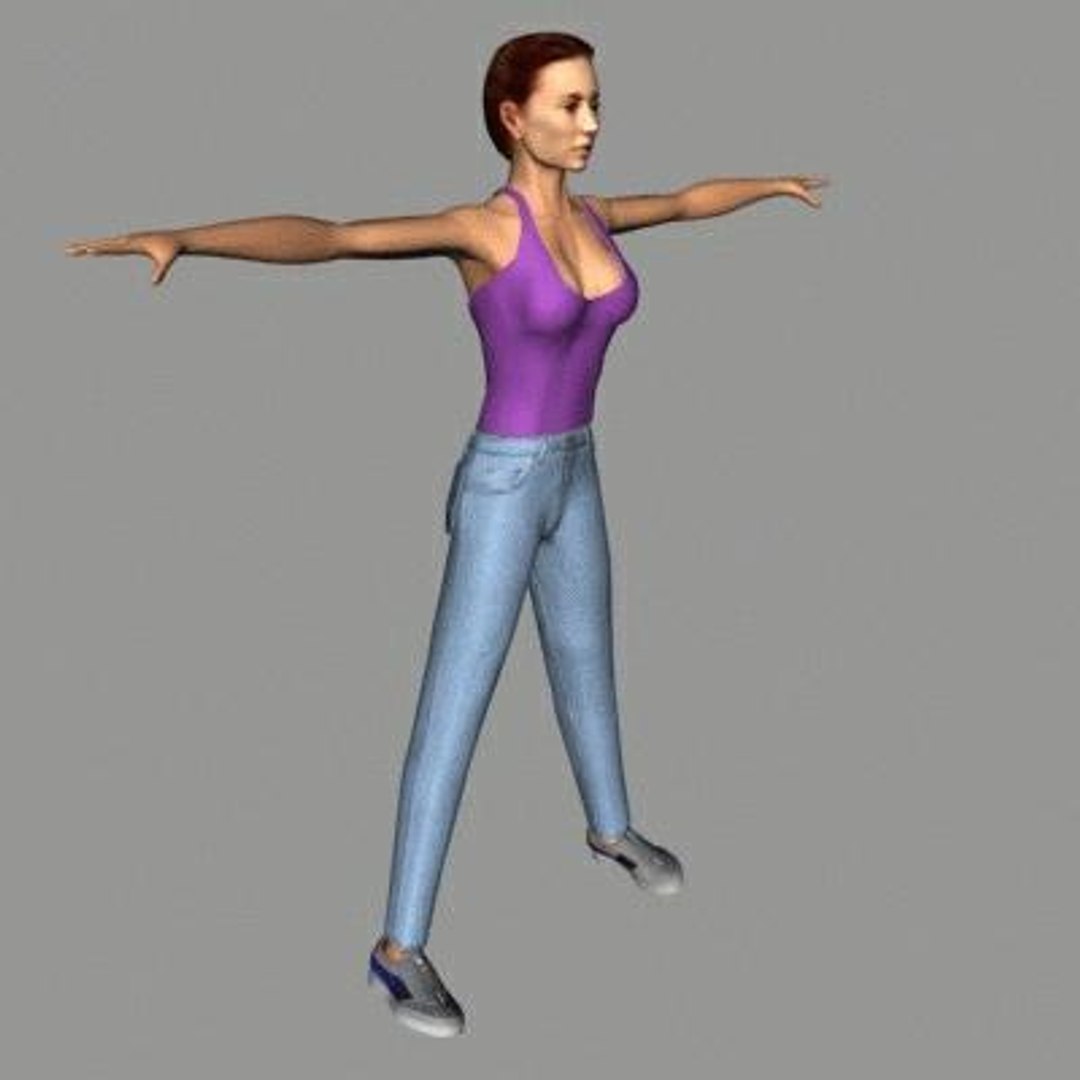 human female 3d model