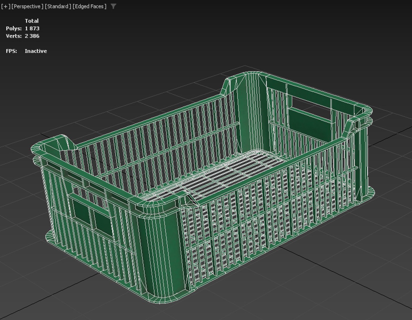 Plastic Fruit Crate Low-poly PBR 8K 3D Model - TurboSquid 2344632