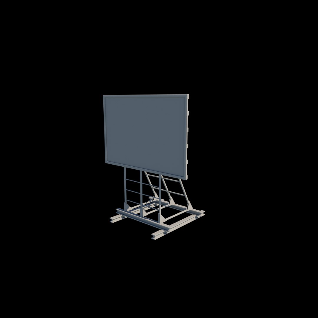 3D Billboard 3D Model - TurboSquid 2360469