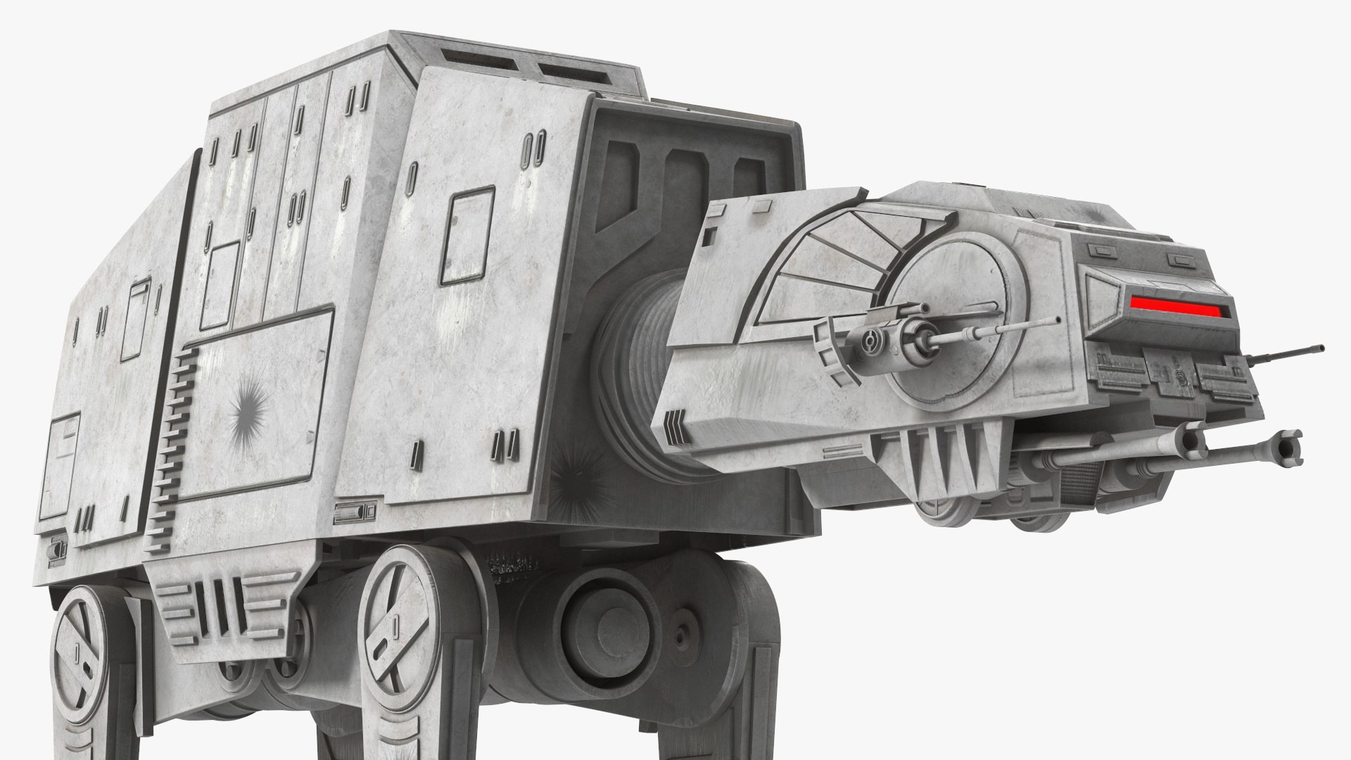 3D Grunge AT-AT Star Wars Model - TurboSquid 2108572