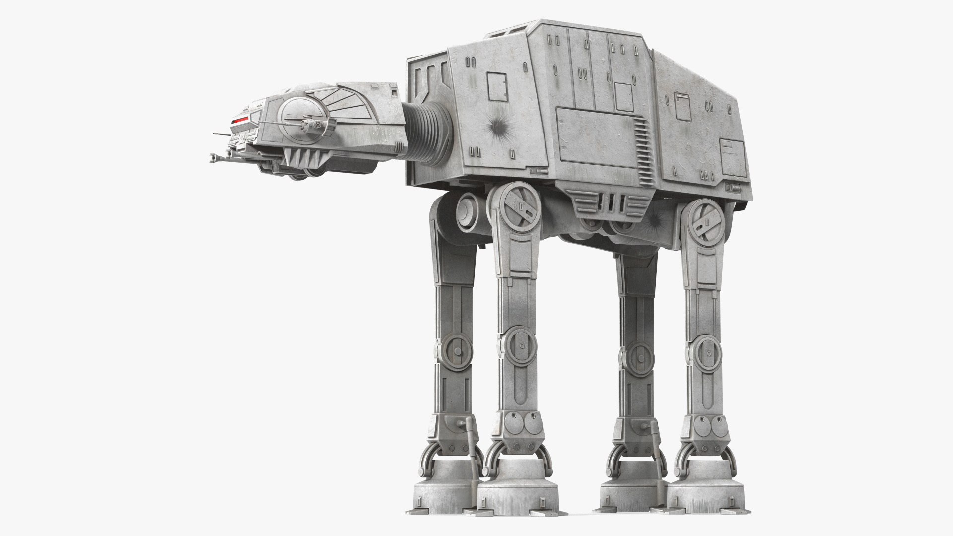 3D Grunge AT-AT Star Wars model - TurboSquid 2108572
