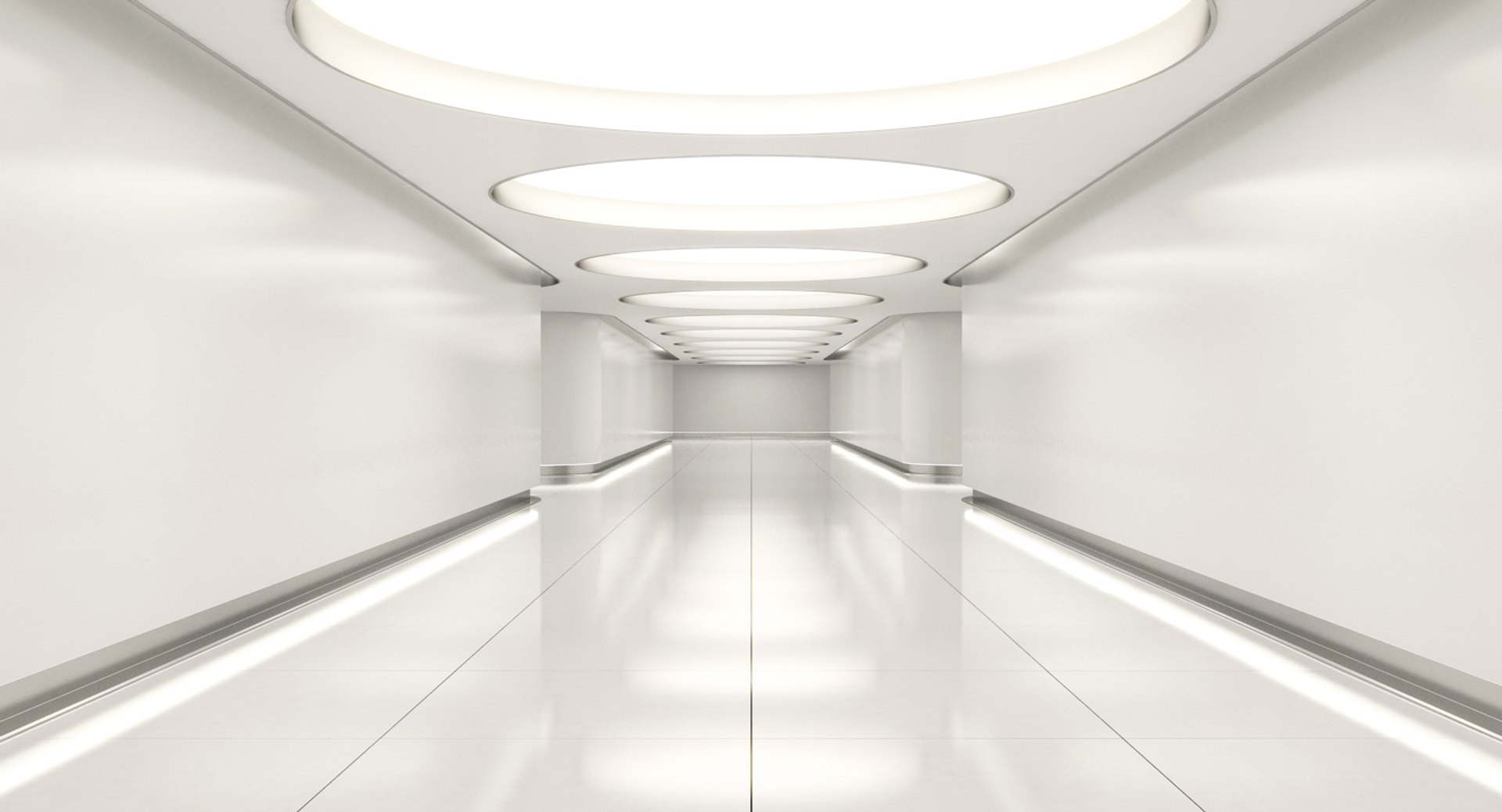 Hallway Realistic 3d Model