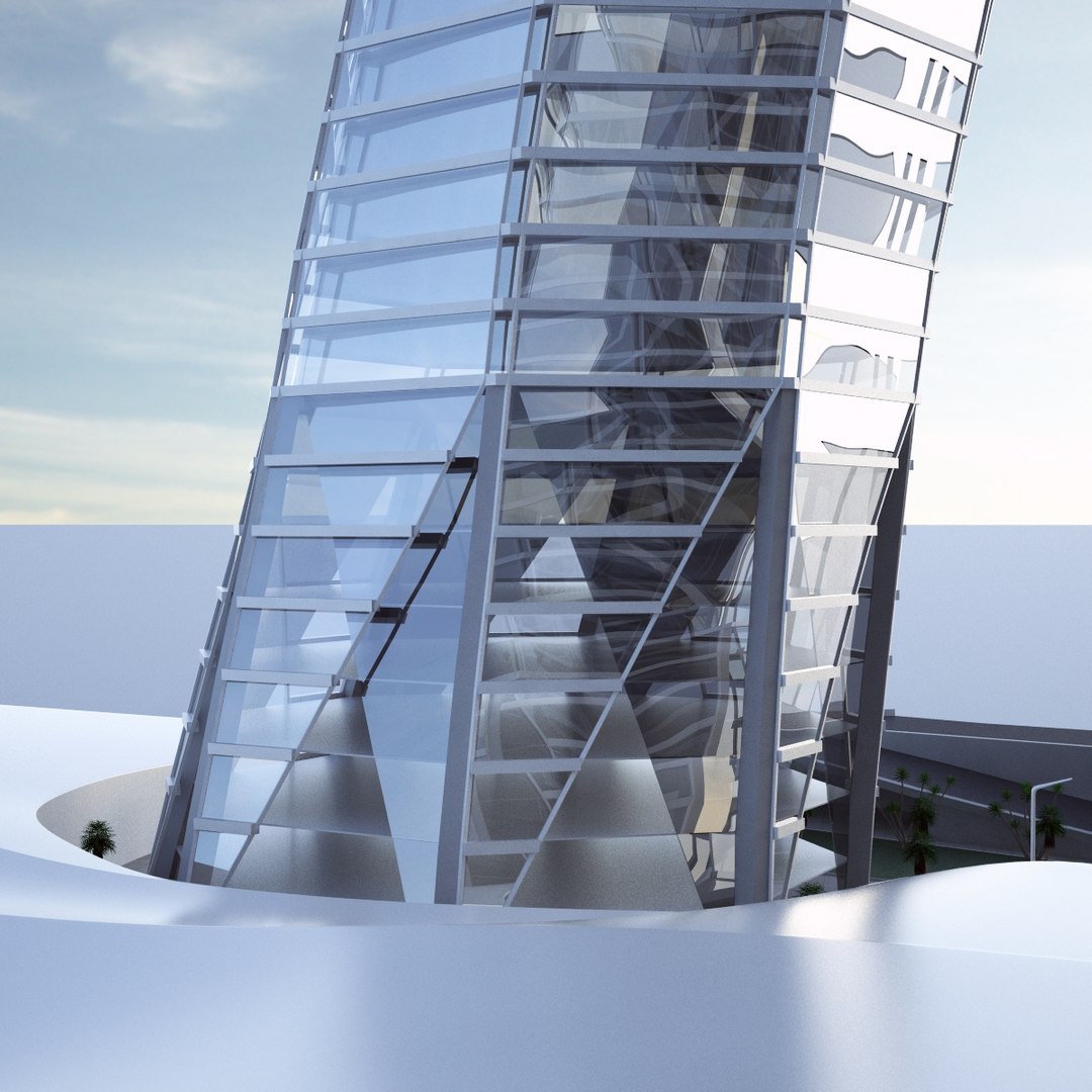 3d Model Of Dubai Towers - Bay
