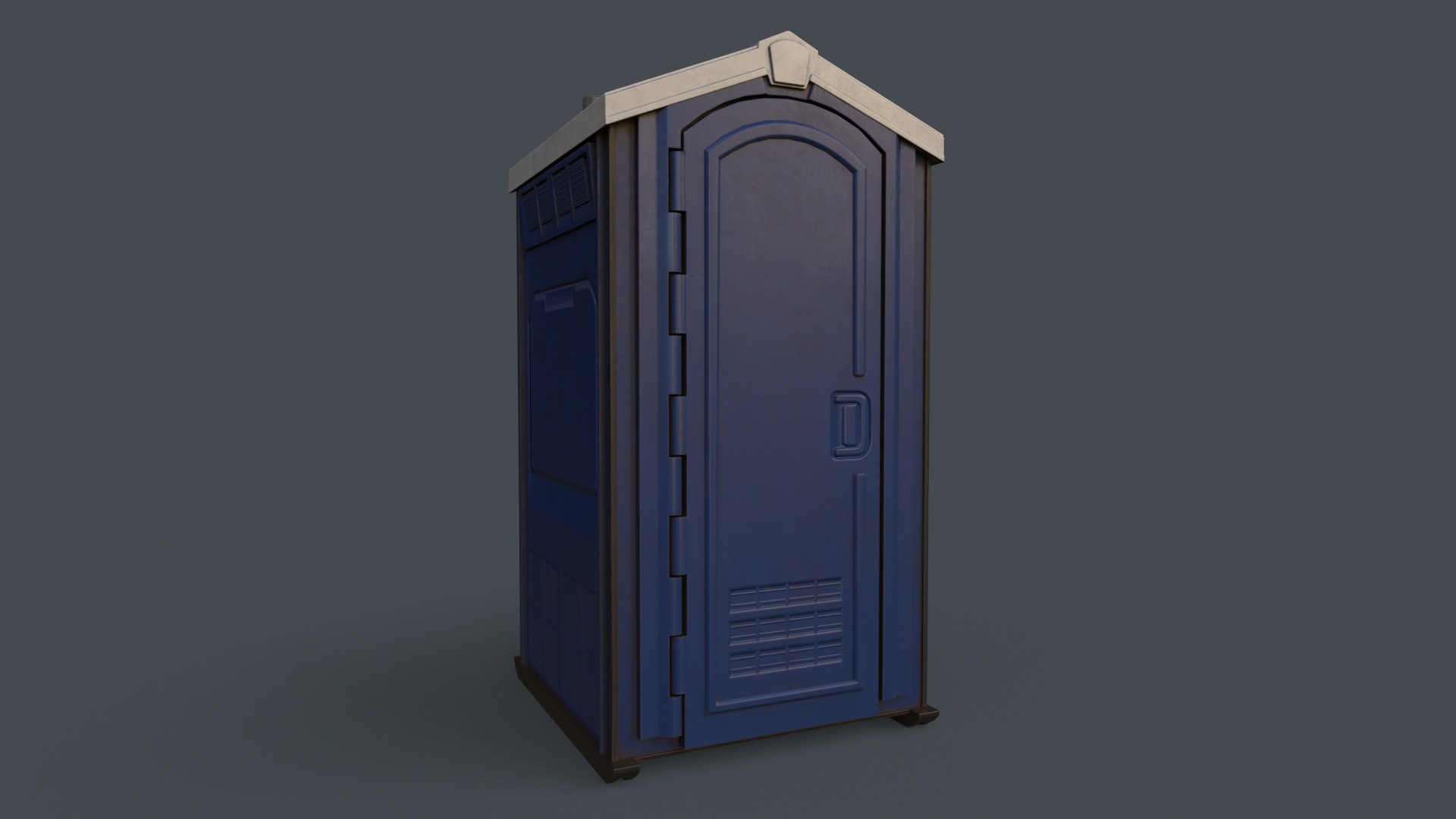 PBR Portable Outdoor Beach Chemical Toilet 3D - TurboSquid 2095733