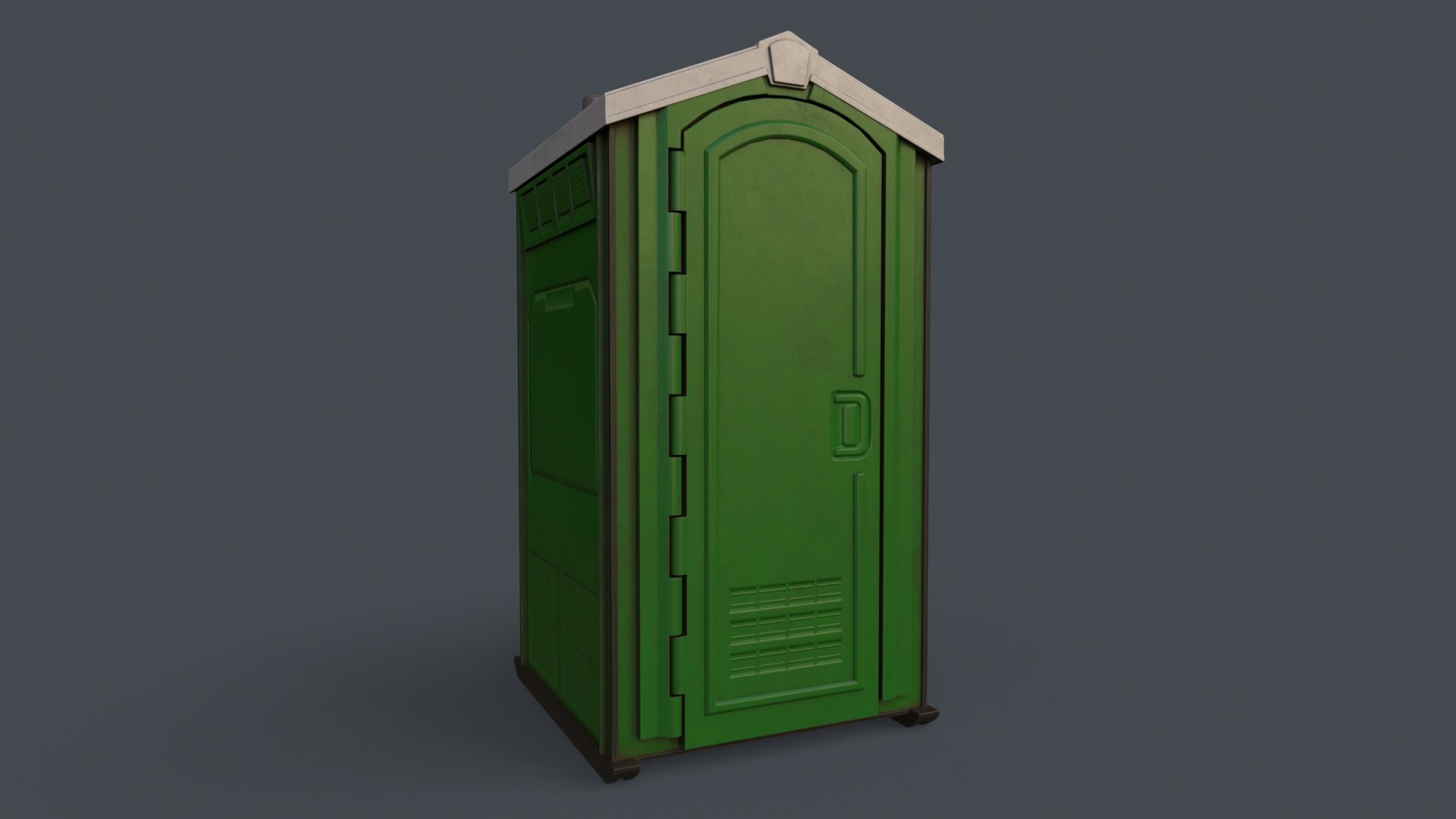 PBR Portable Outdoor Beach Chemical Toilet 3D - TurboSquid 2095733