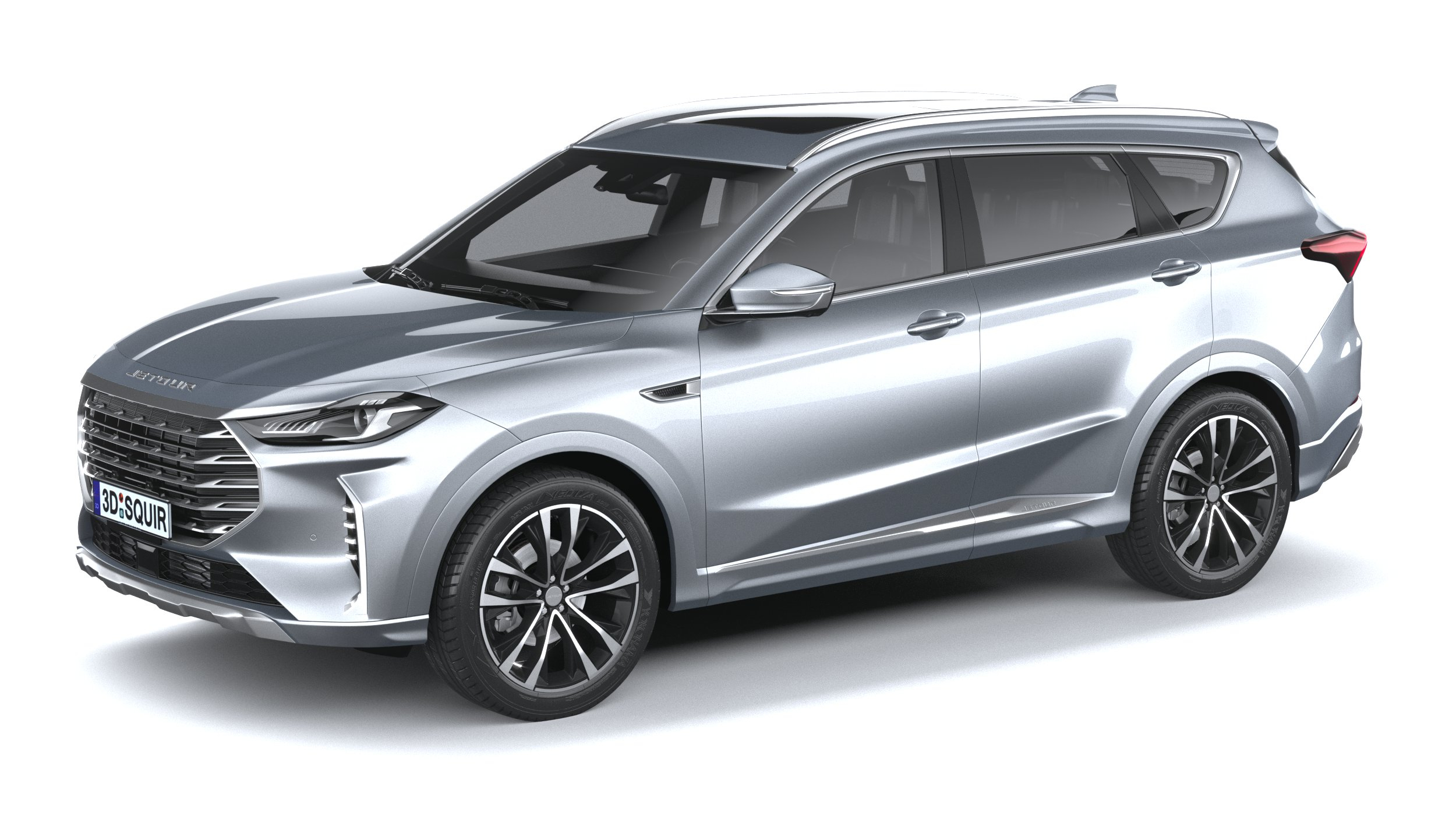 3D модель Jetour X70 Plus 2025 - TurboSquid 2460307