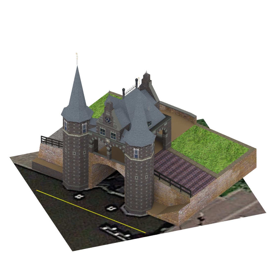 3D Architecture Monument Building - TurboSquid 1409631