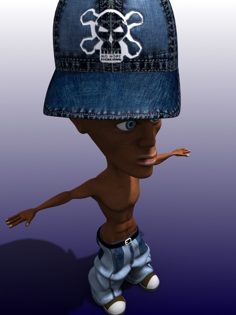 3d Model Rap Character Man