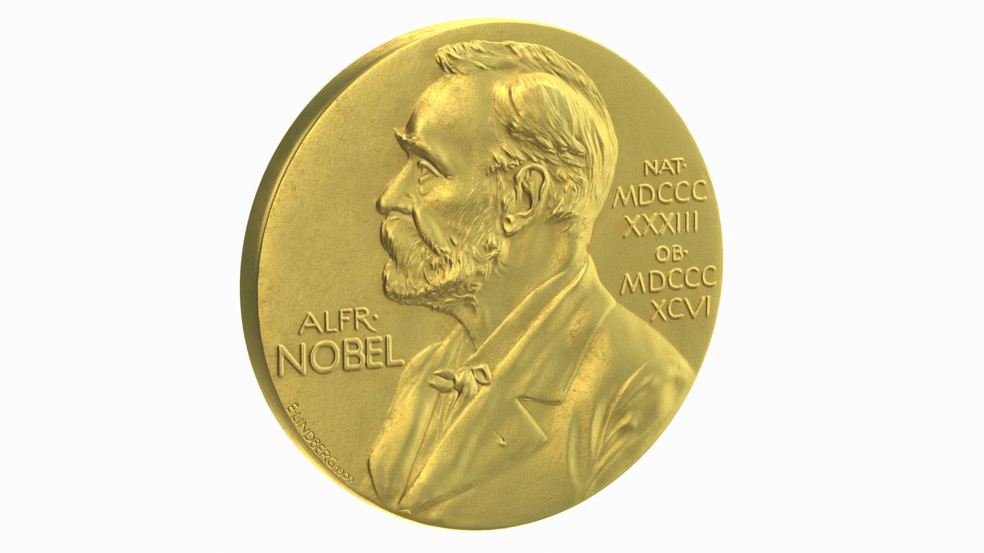 Nobel Medal In Physiology Or Medicine 3D Model - TurboSquid 1851570
