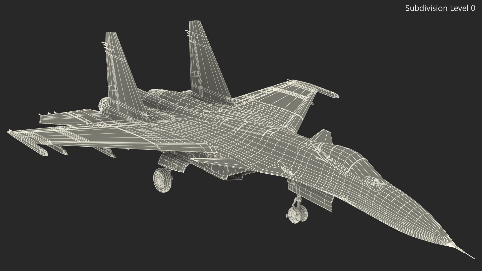 3D FlankerD Sukhoi Su-33 Multirole Fighter Rigged model - TurboSquid ...