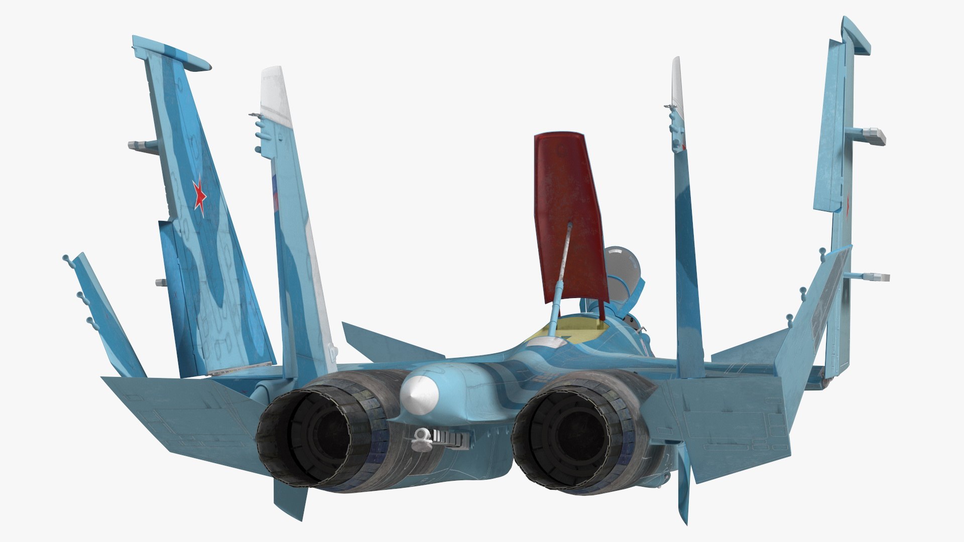 3D FlankerD Sukhoi Su-33 Multirole Fighter Rigged model - TurboSquid ...