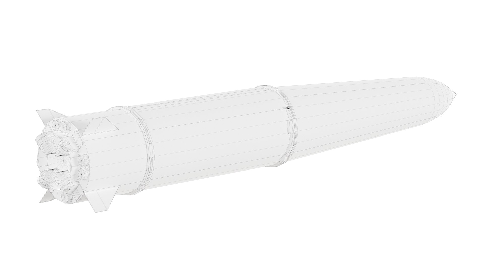 3D Iskander Missile 9M723 - TurboSquid 2153875