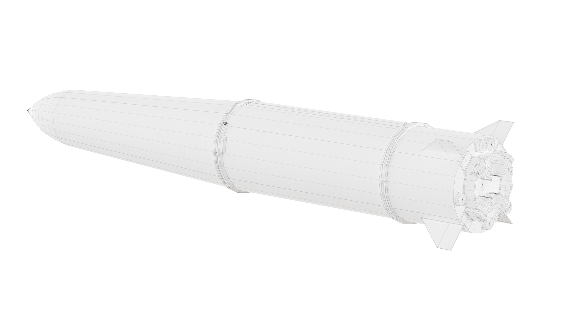 3D Iskander Missile 9M723 - TurboSquid 2153875