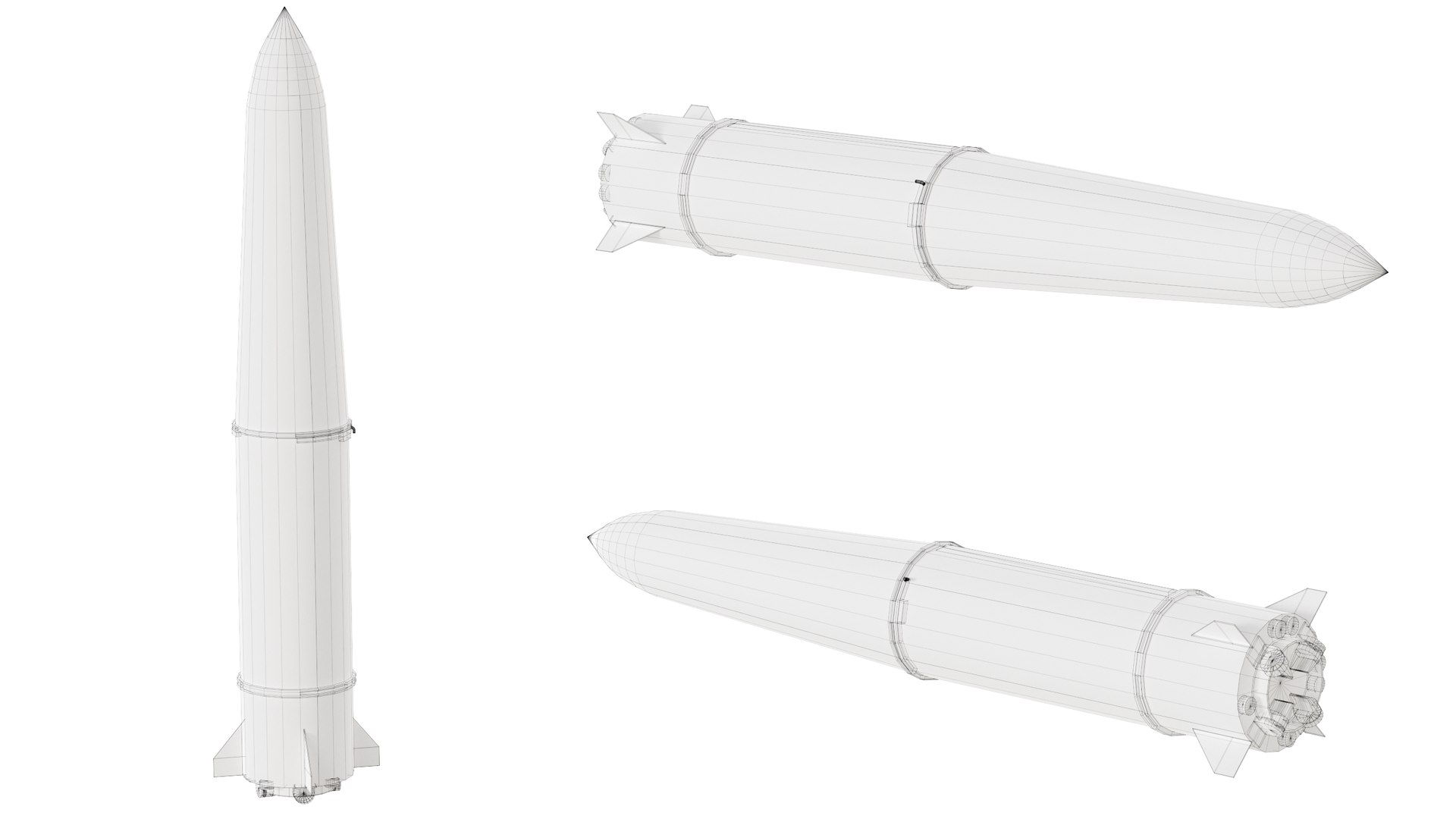 3D Iskander Missile 9M723 - TurboSquid 2153875