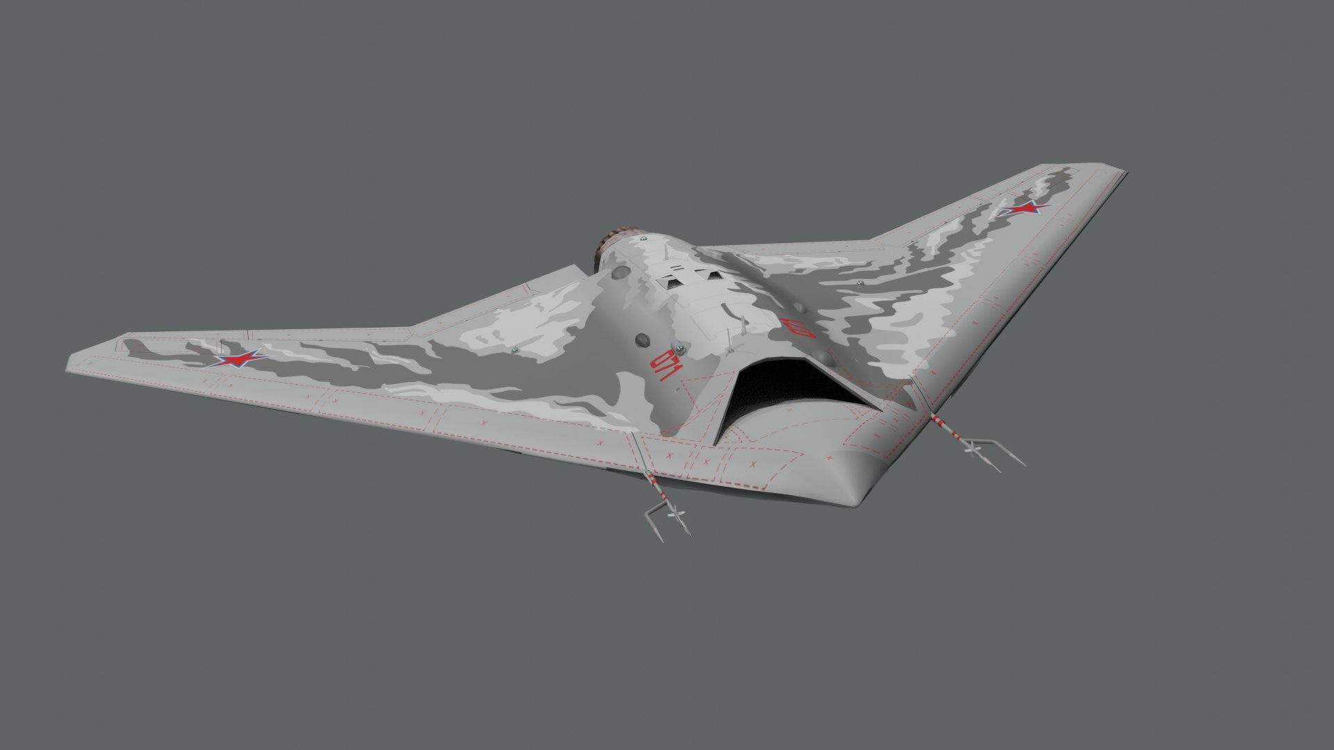 S-70B Ohotnik 3D Model - TurboSquid 1759012