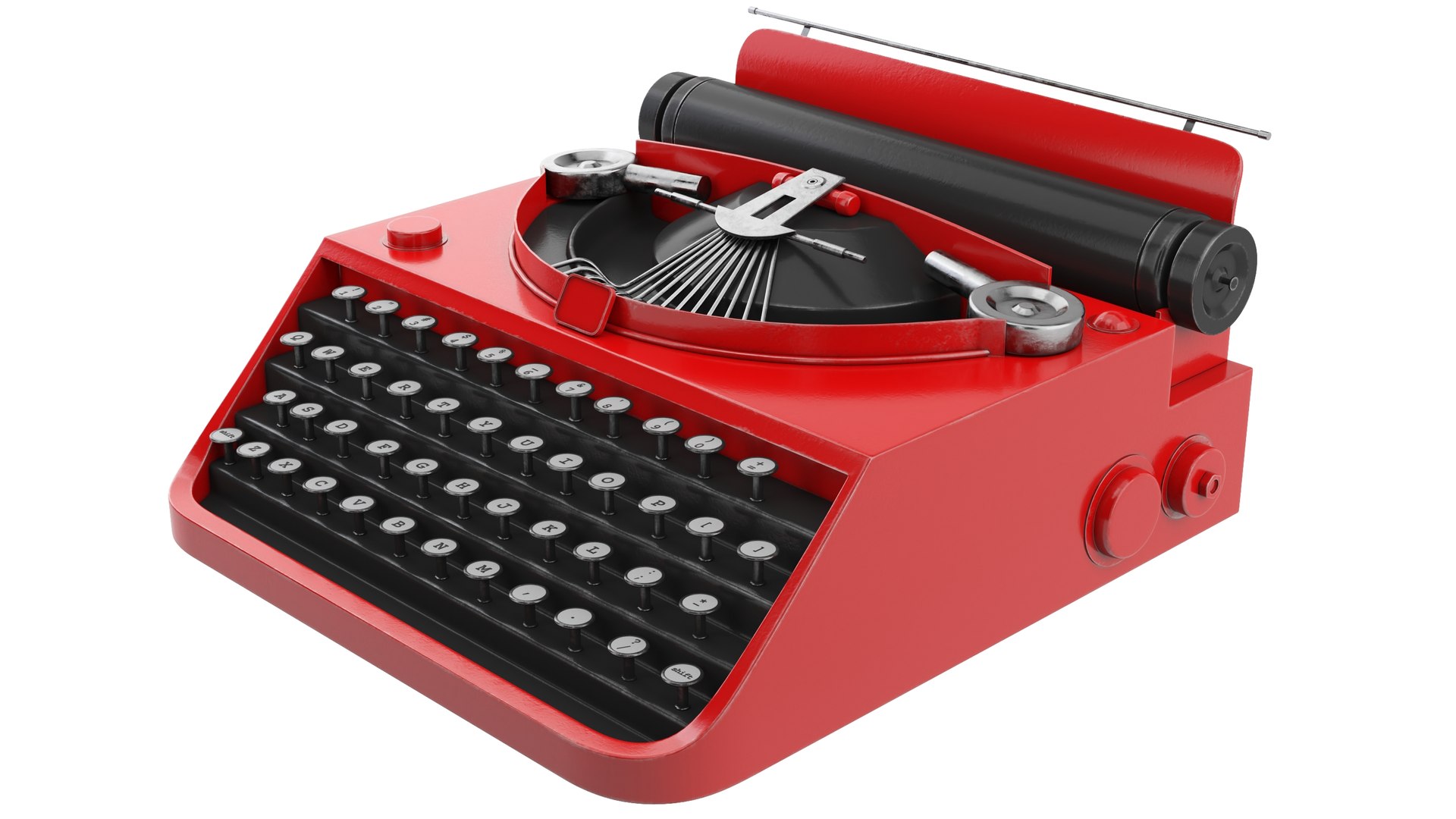 Vintage Typewriter 3D - TurboSquid 2068012