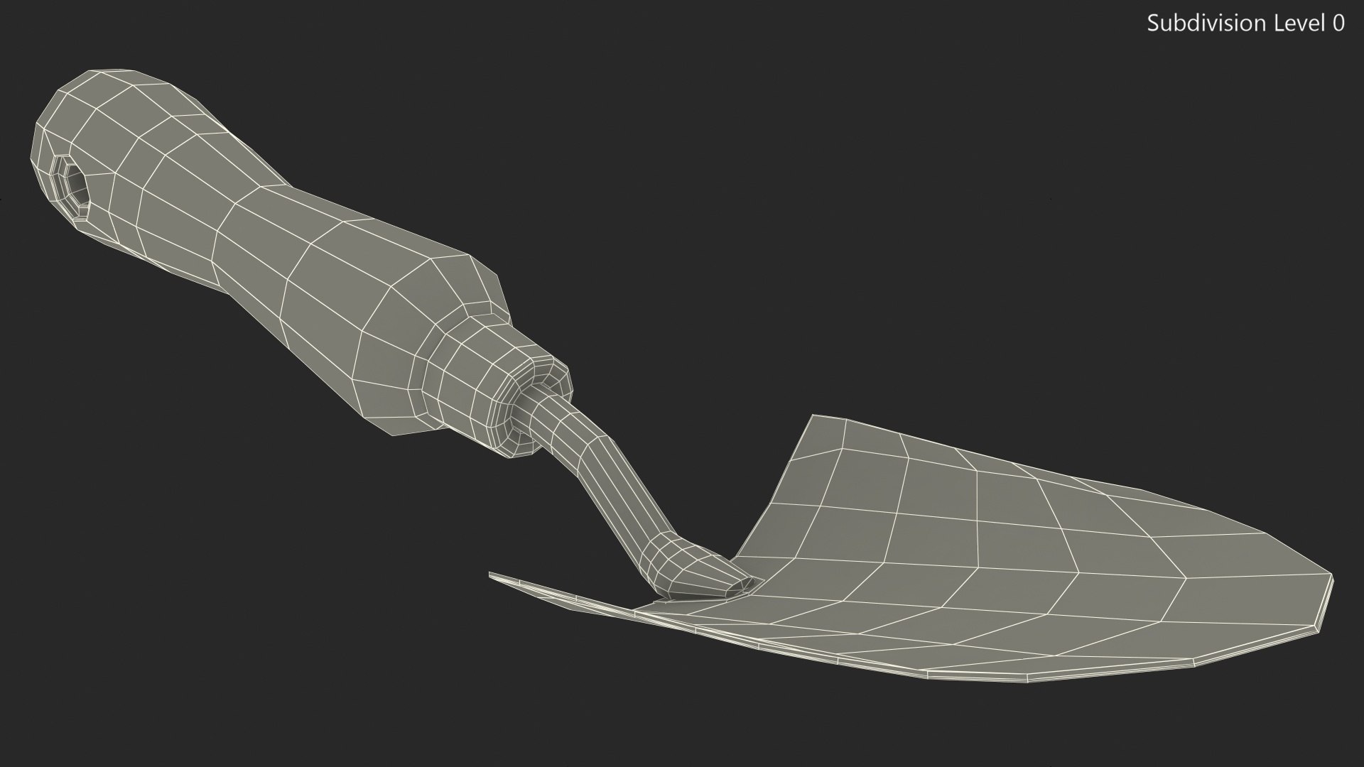 3D garden hand spade - TurboSquid 1488219