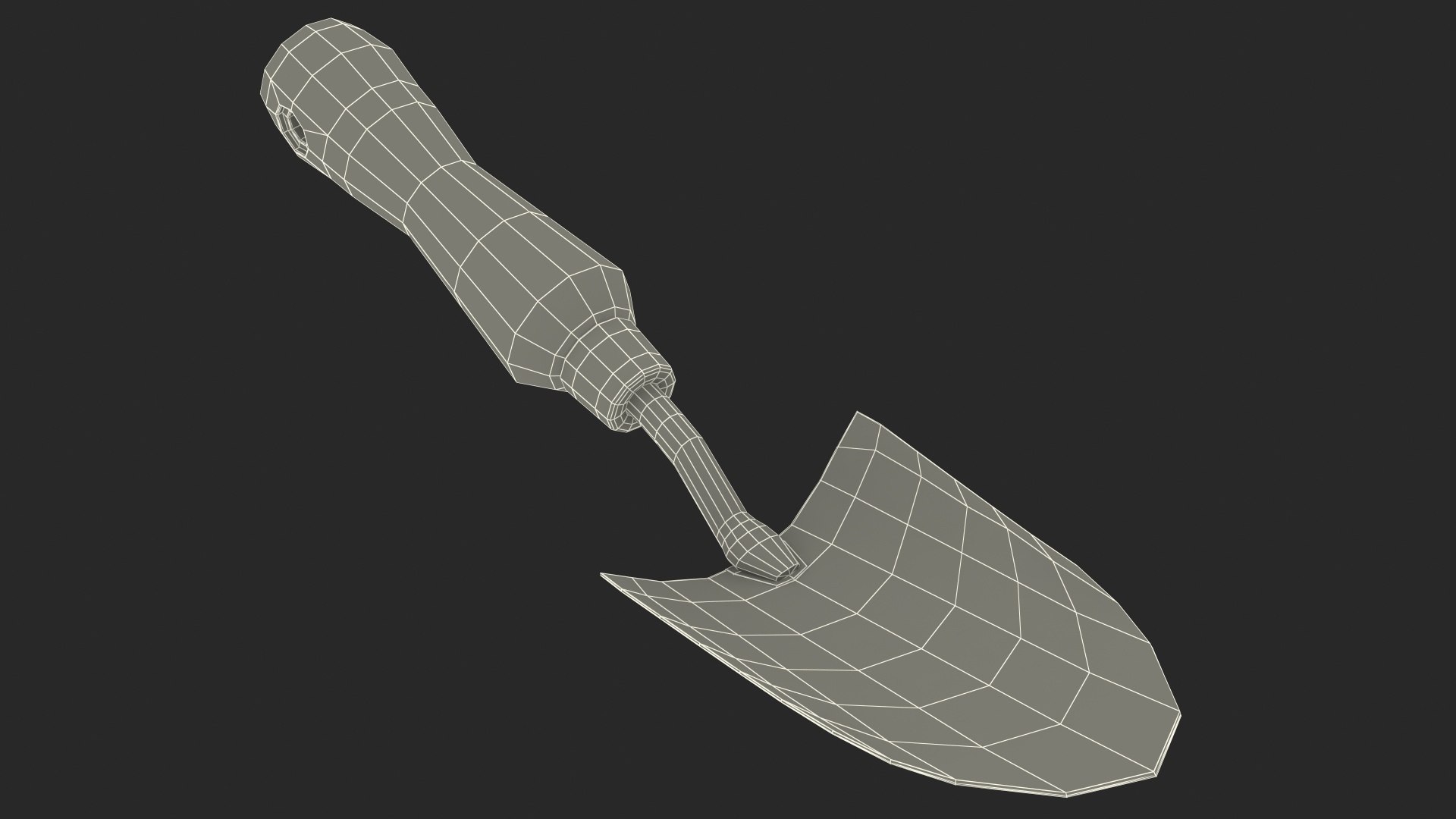 3D garden hand spade - TurboSquid 1488219