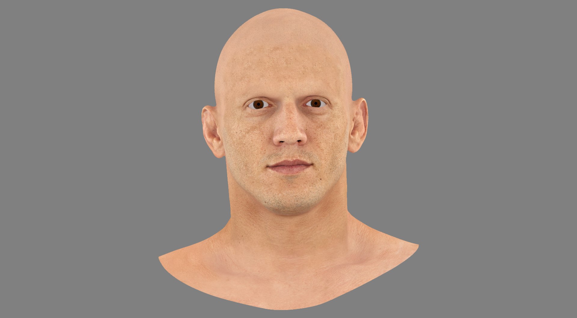 3D pbr real mike human head - TurboSquid 1667779